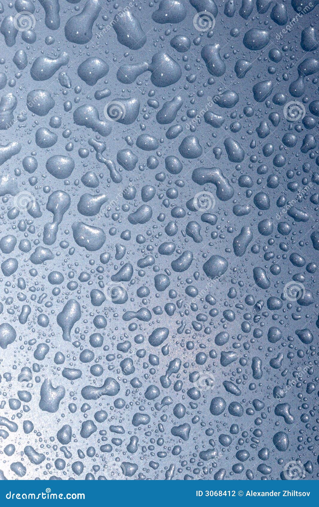 Droplets background stock photo. Image of blue, bubble - 3068412