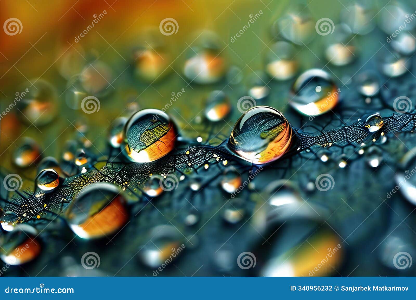 Droplets Forming a Pattern that Resembles a Map or Geographical Stock ...