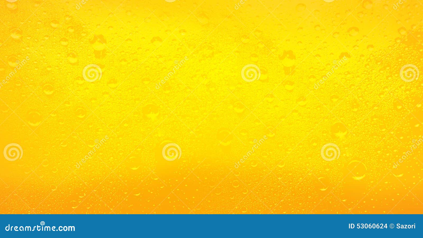 Droplets on Freshly Poured Beer Stock Illustration - Illustration of ...