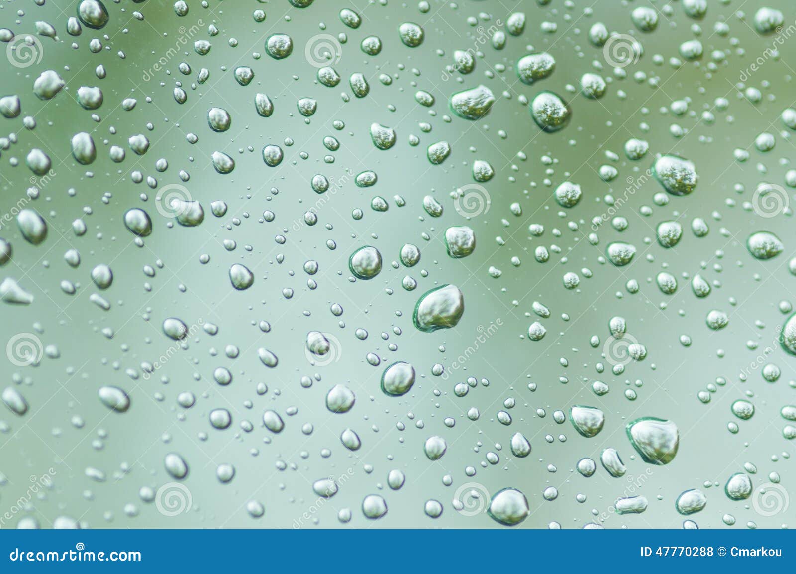 Droplets on glass stock photo. Image of bubble, bubbles - 47770288