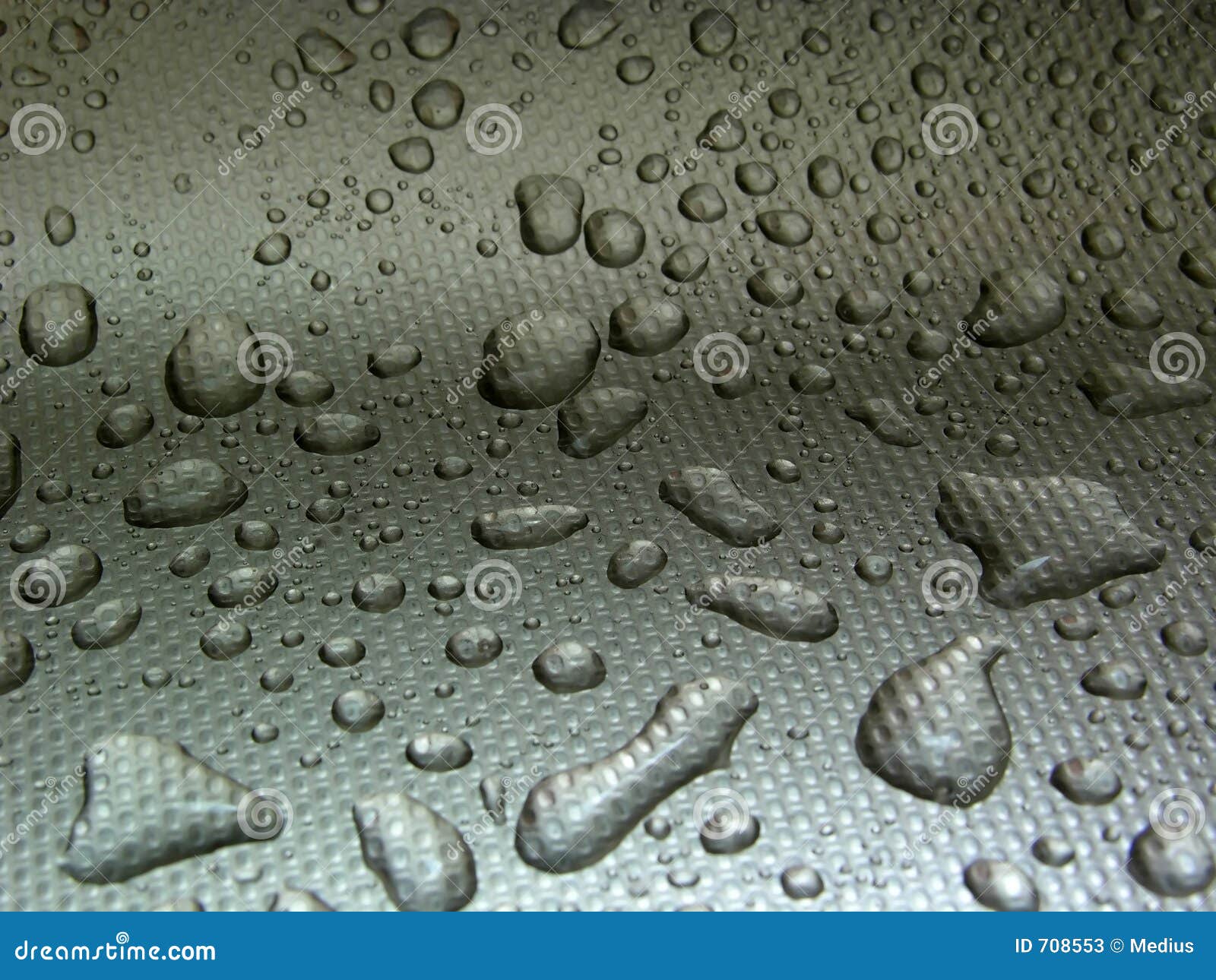 Droplets on metal stock image. Image of texture, closeup - 708553