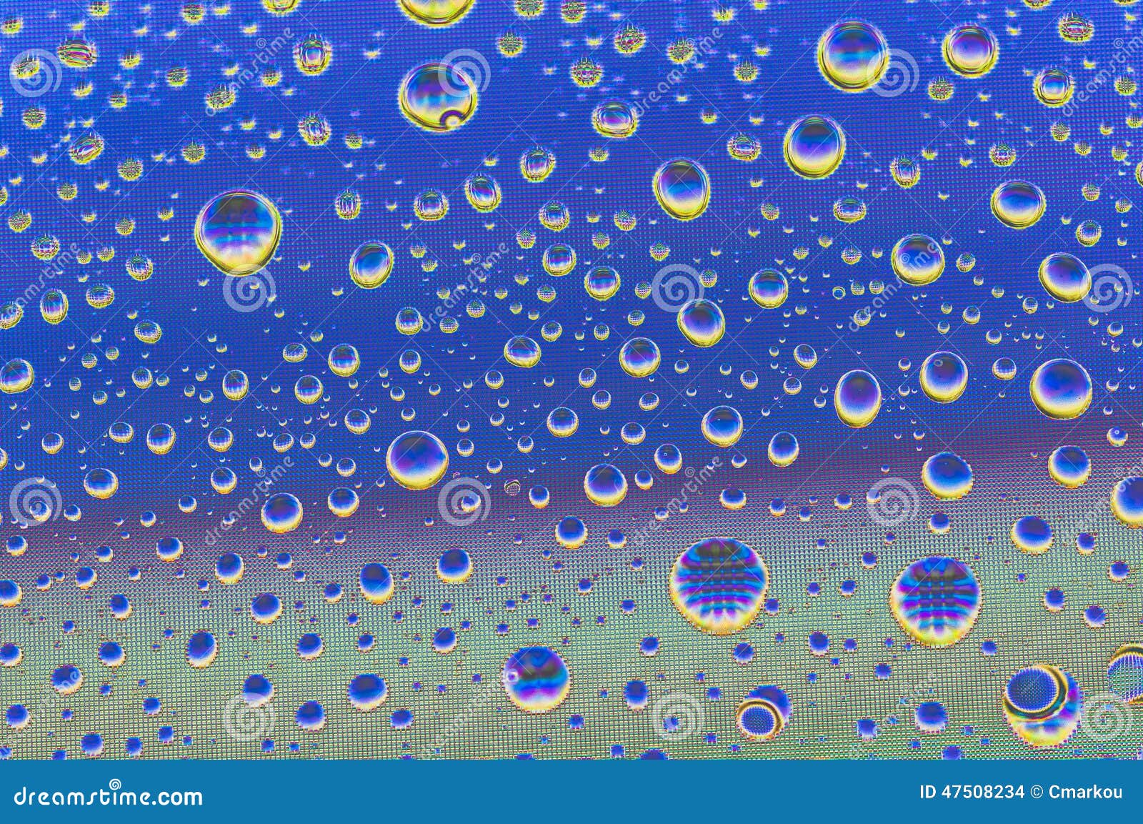 Droplets on screen stock photo. Image of dots, blurred - 47508234