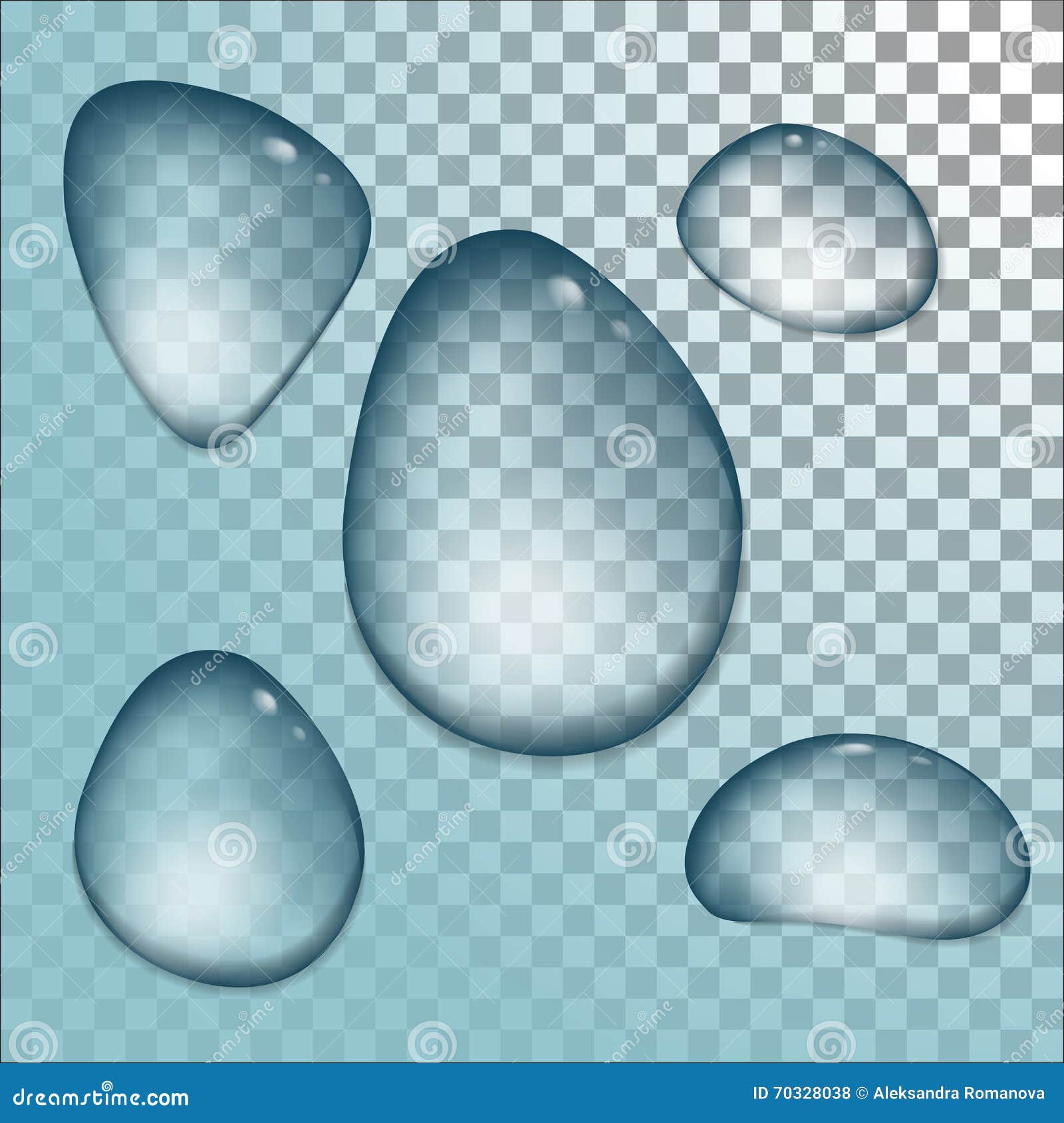 Droplets water vector stock vector. Illustration of details - 70328038
