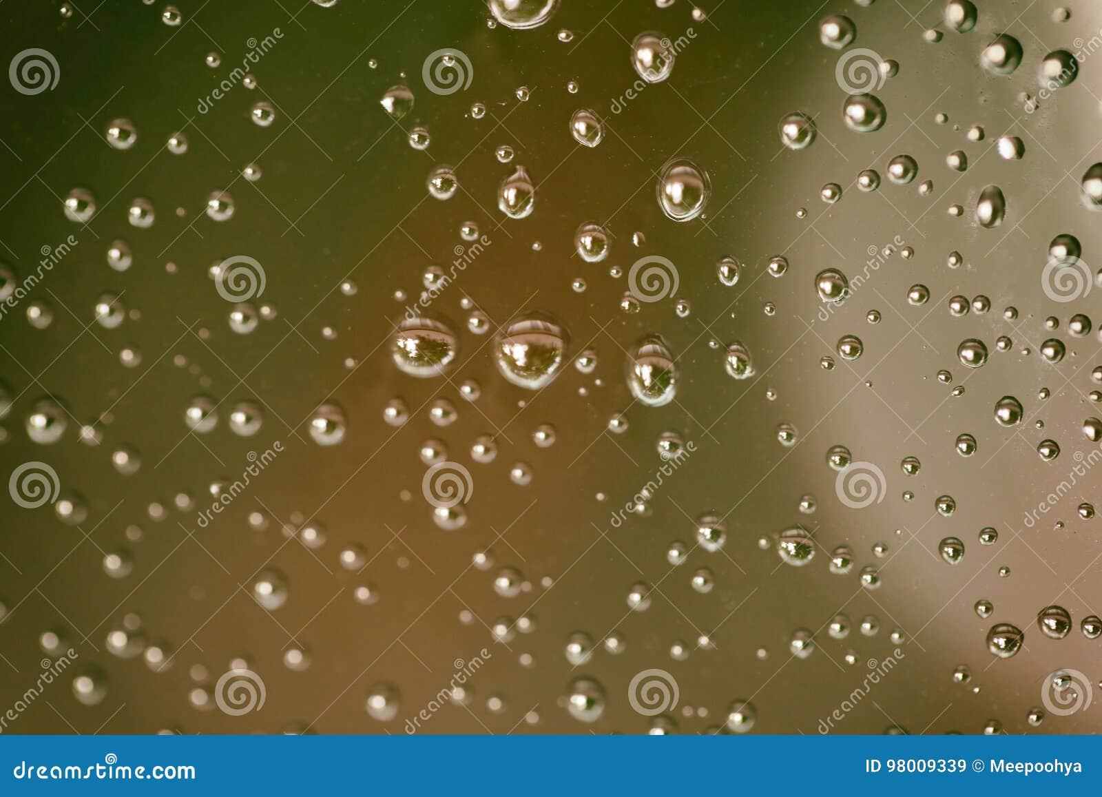 Droplets on the Windshield. Stock Image - Image of condensation ...