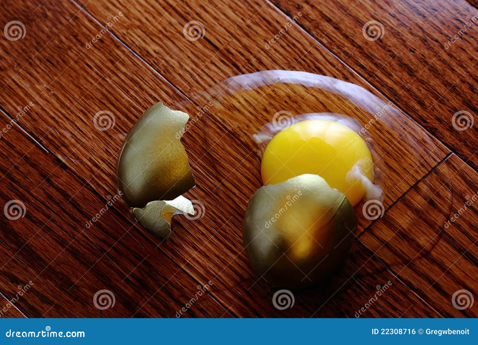 Dropped Golden Egg stock photo. Image of food, yoke, concept - 22308716