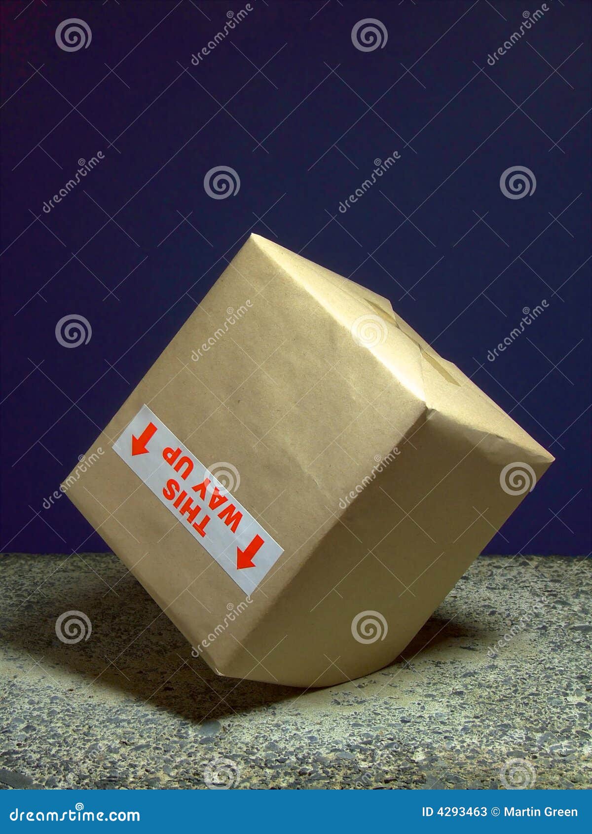 Dropped Package stock image. Image of deliver, fall, carrying - 4293463