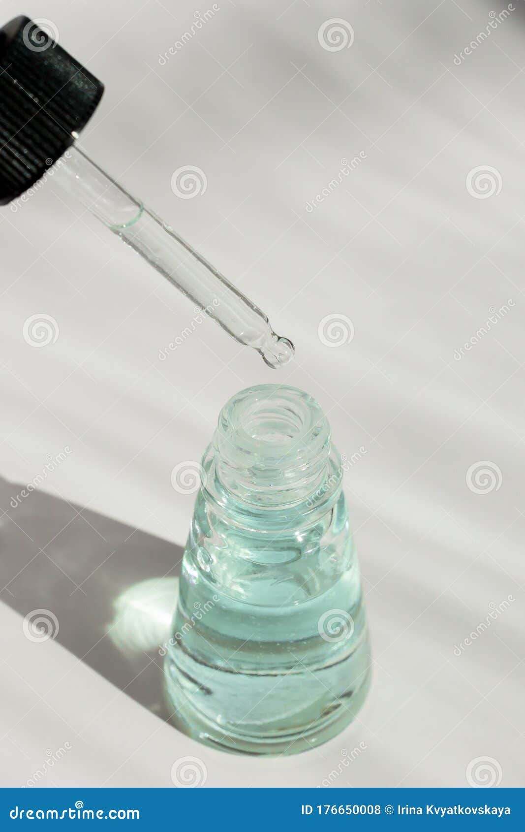 Dropper of Essential Oil, Aromatherapy Essence, or Medicinal Liquid on ...