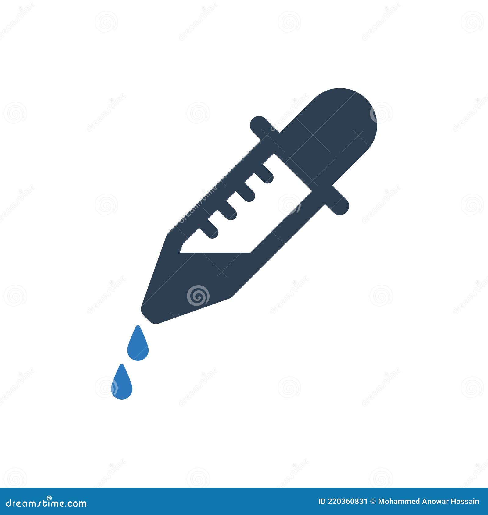 Dropper Icon - Medical Pipette Icon Cartoon Vector | CartoonDealer.com ...