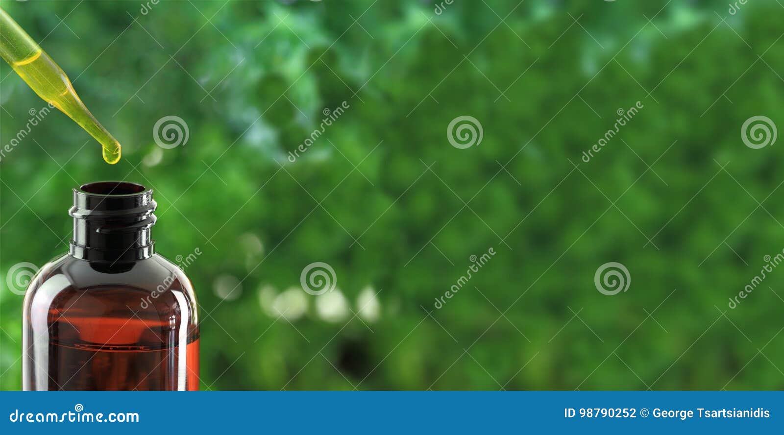 Dropper Over Test Tube Dropping Sample Chemical Into Sample Herbal ...