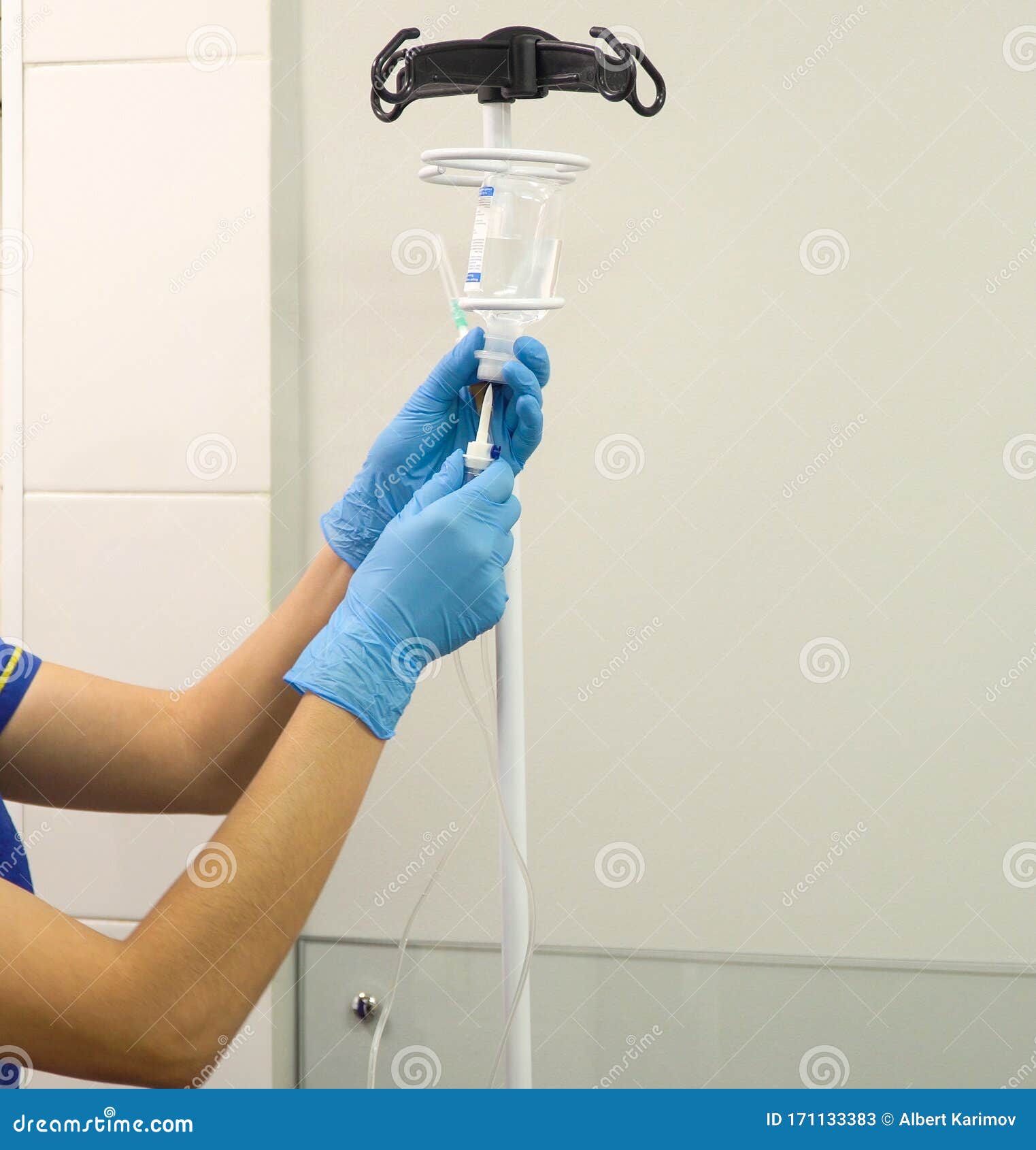 Dropper with Saline Solution Stock Image - Image of medical, care ...