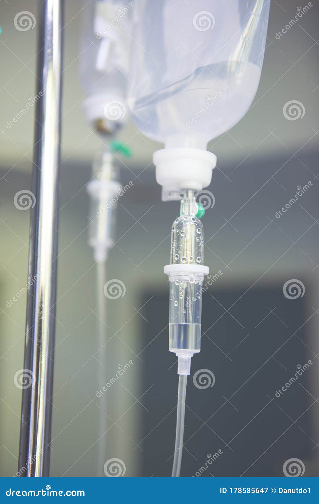 Droppers in an Operating Room Stock Image - Image of medic ...