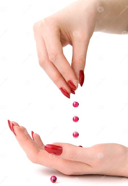 Dropping beads stock image. Image of skin, female, drop - 1936875