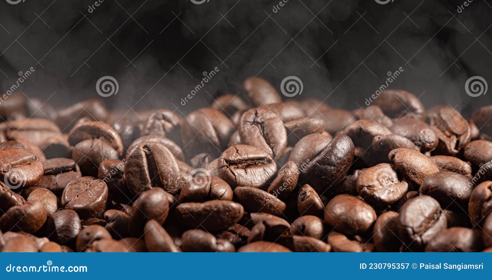 Dropping Coffee Beans on Coffee Cup Stock Image - Image of flying ...