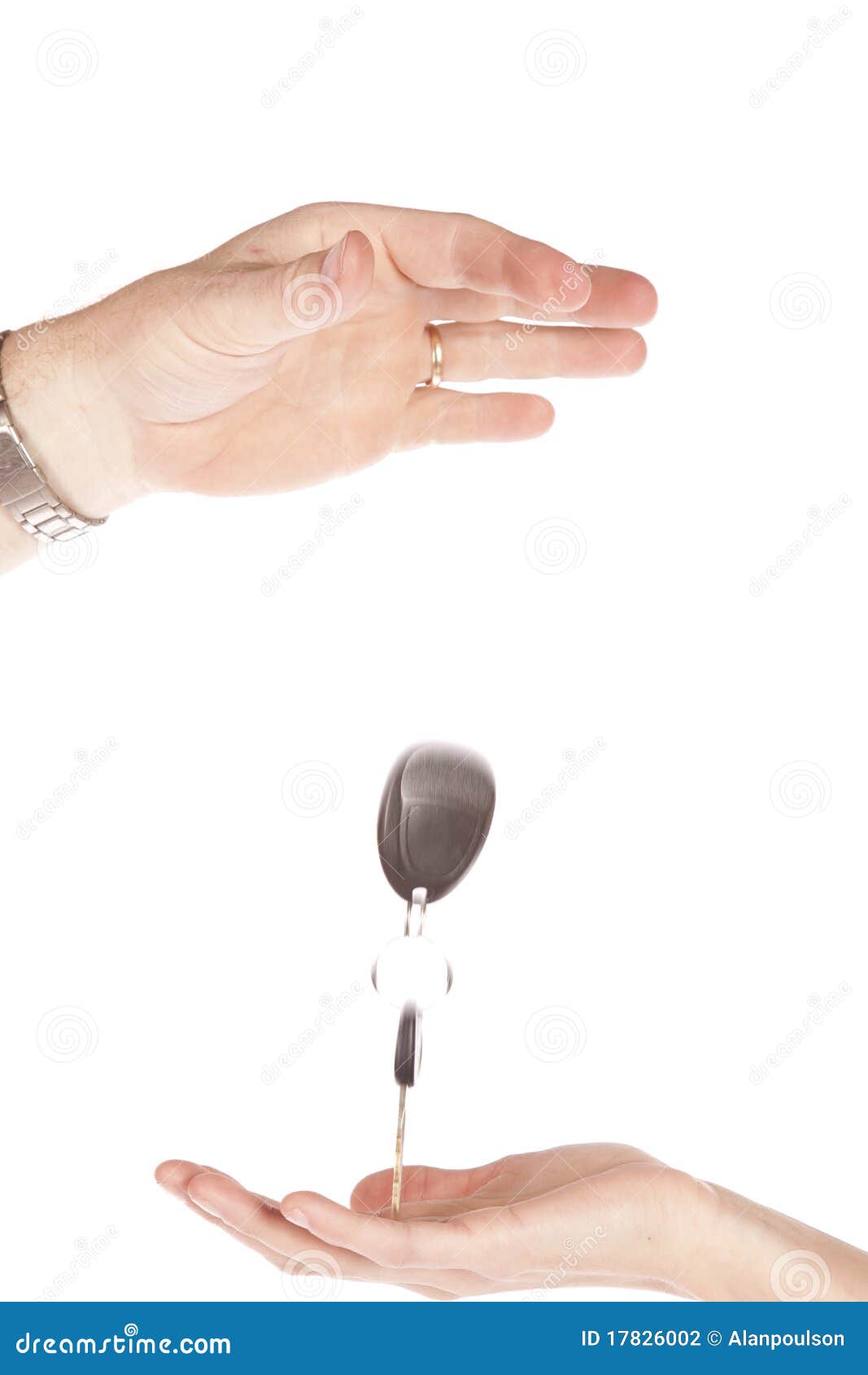 Dropping keys into hand stock photo. Image of open, auto - 17826002