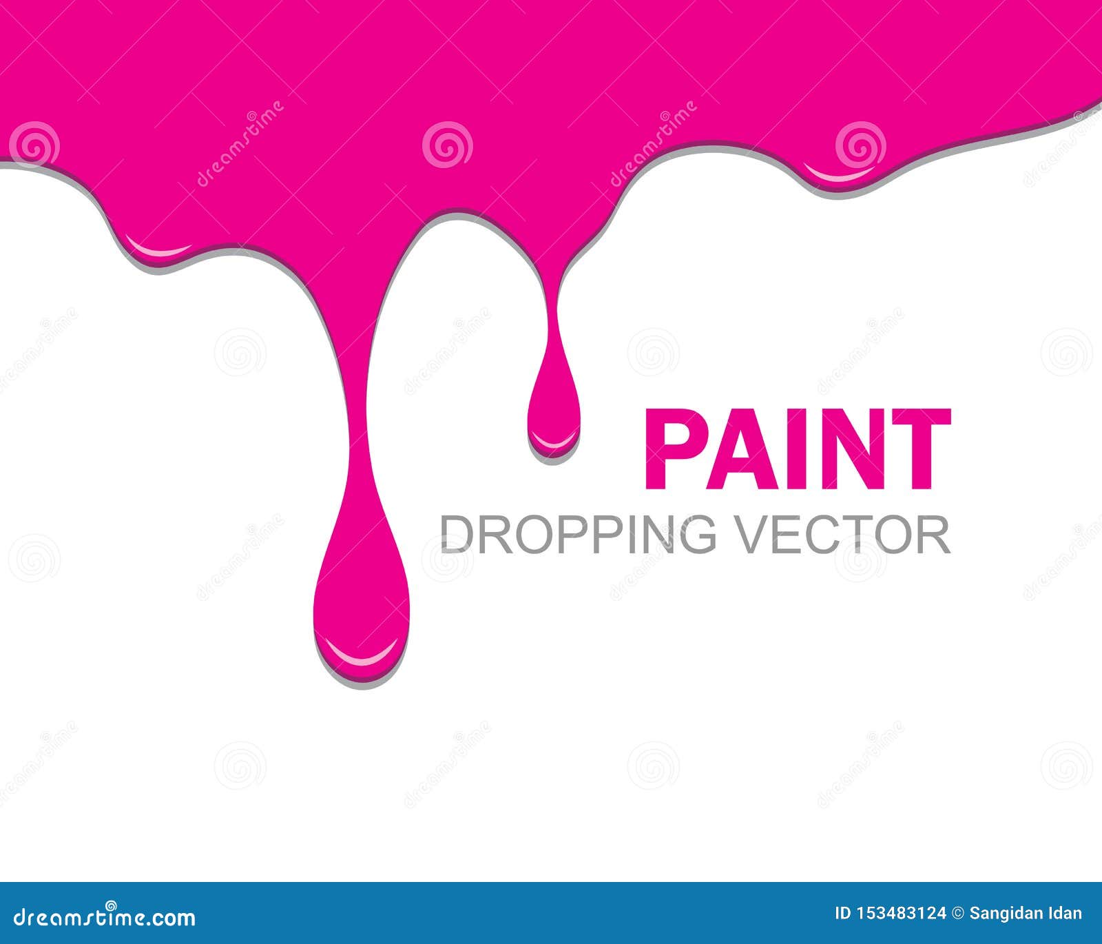 Dropping Paint Vector Illustration Background Stock Vector ...