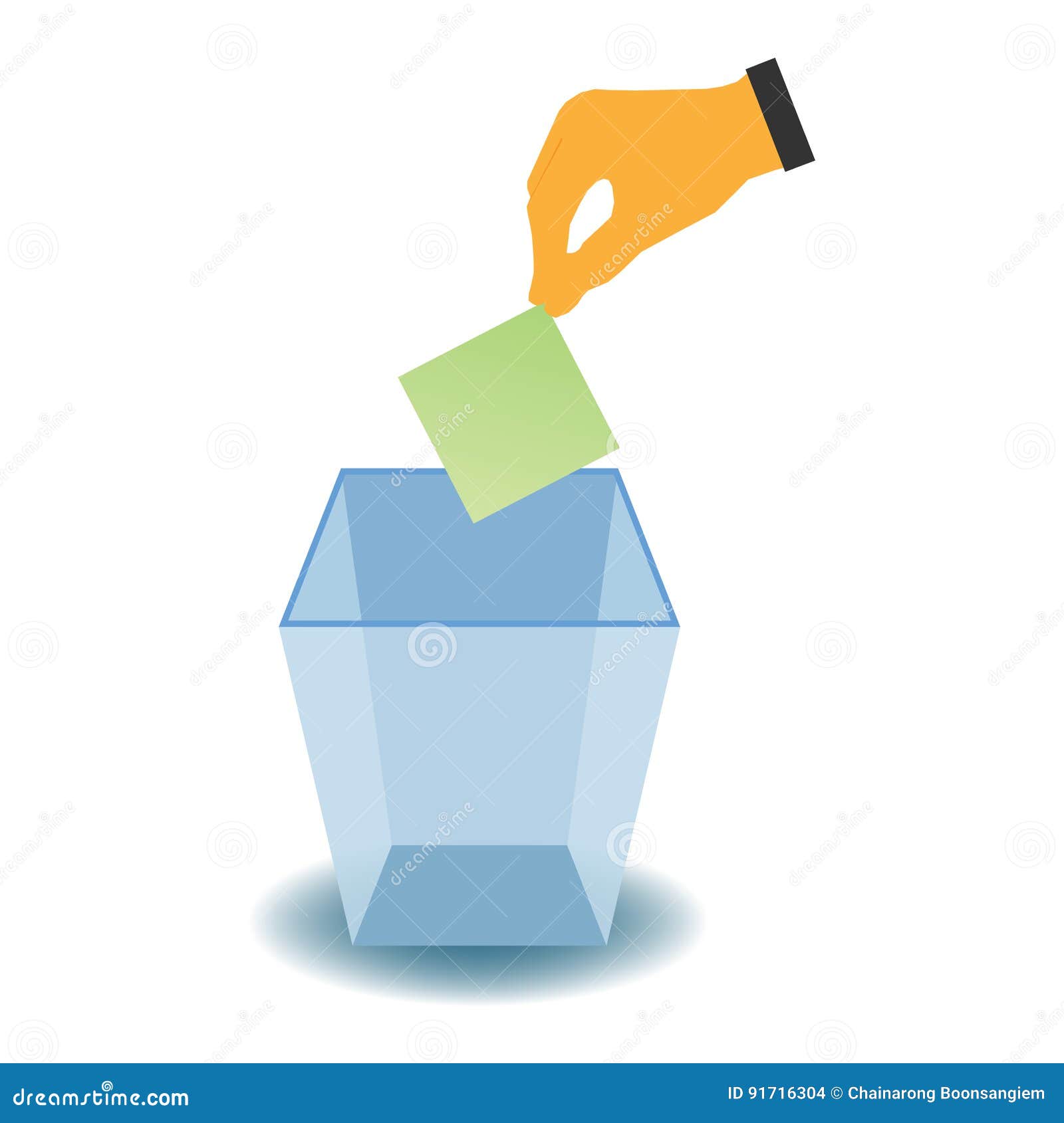 Dropping paper stock vector. Illustration of office, object - 91716304