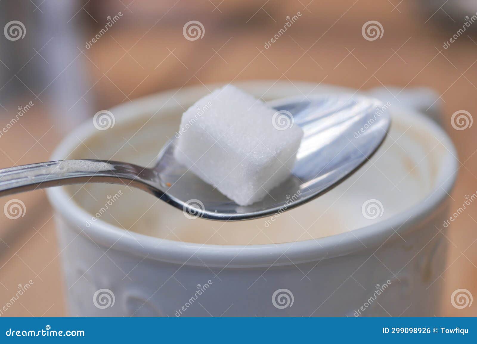 Dropping Sugar Cube in a Coffee Cup , Stock Photo - Image of brown ...