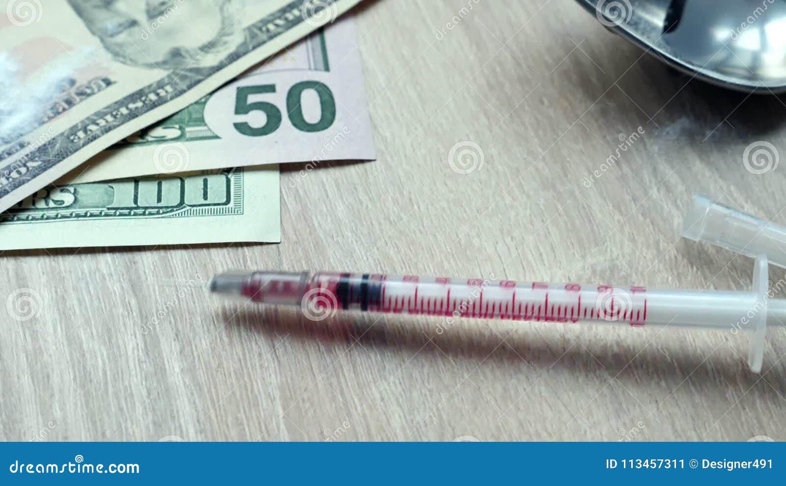 Dropping Syringe with Narcotics. Using of Drugs Concept Stock Video ...