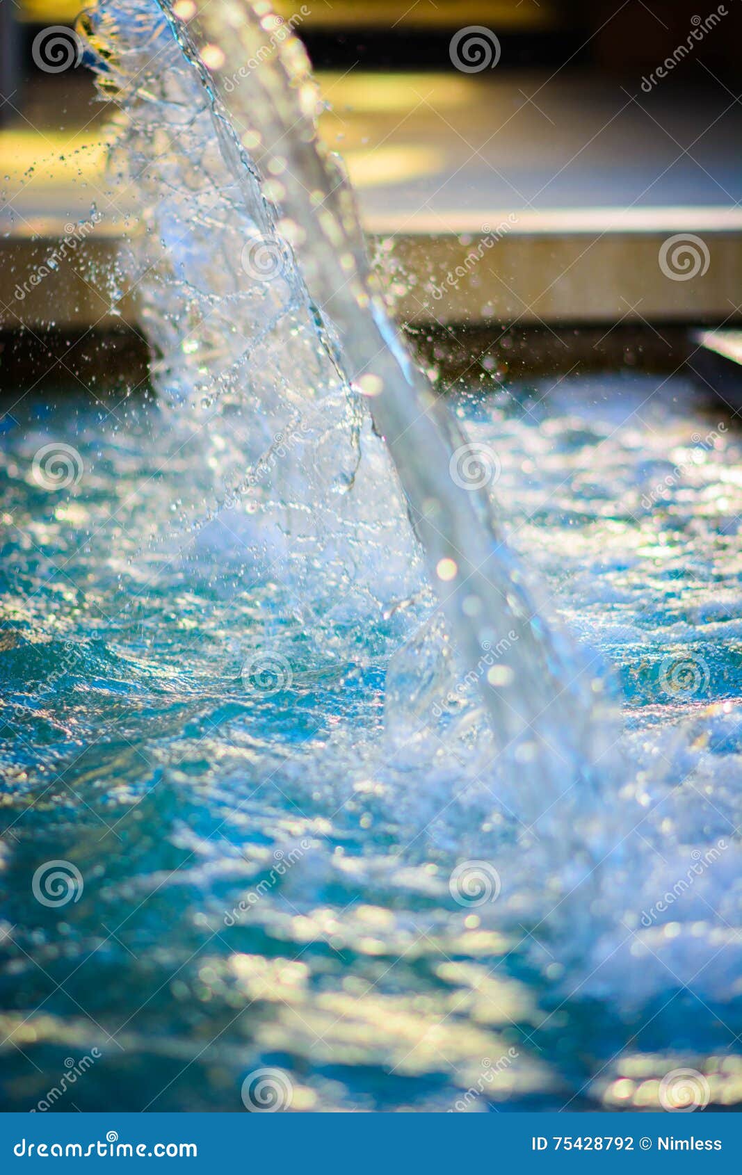 Dropping water stock photo. Image of flow, basin, surface - 75428792