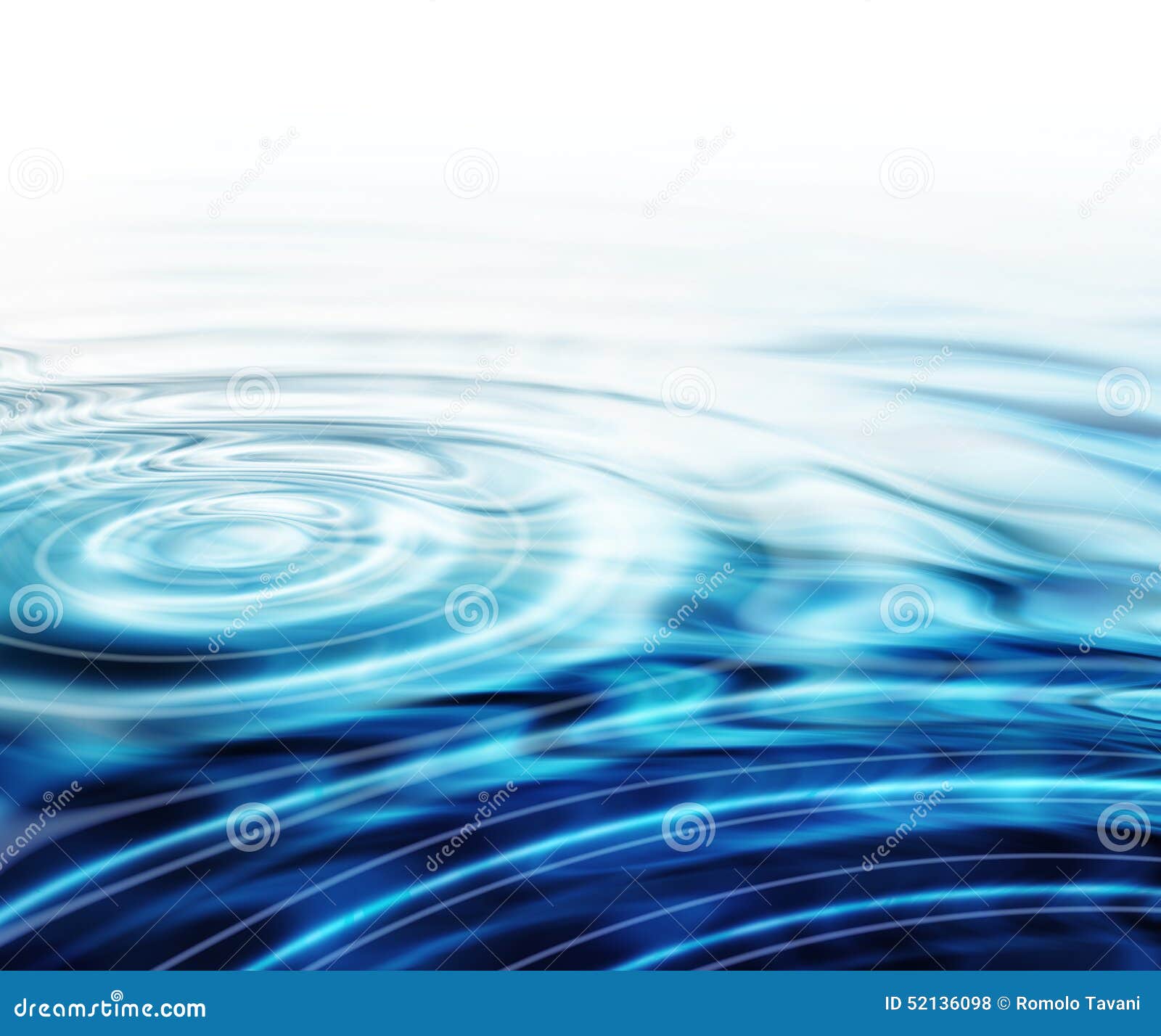 Drops in Abstract Water Ripples Stock Illustration - Illustration of ...