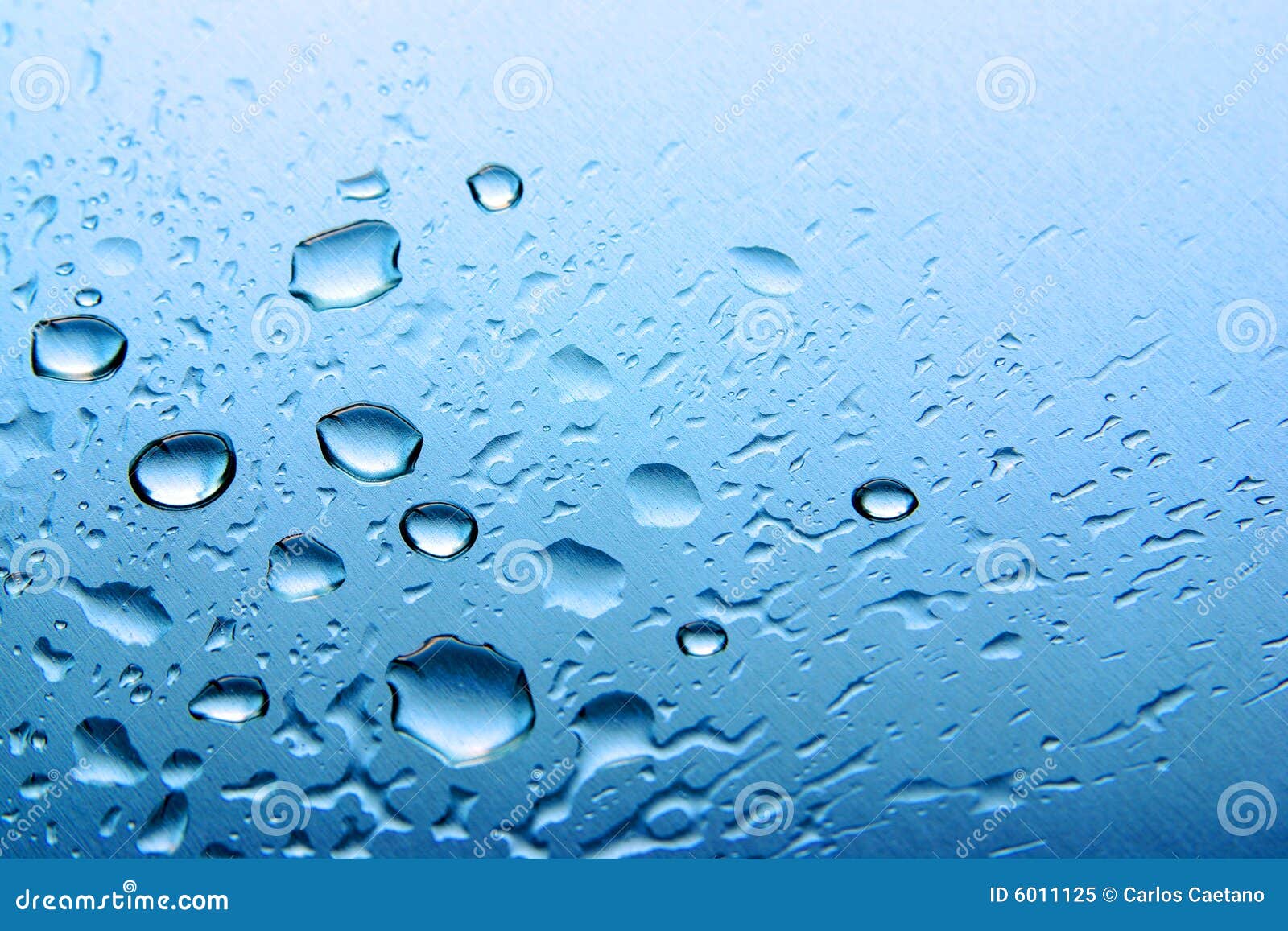 Drops on Blue stock image. Image of droplet, color, flow - 6011125