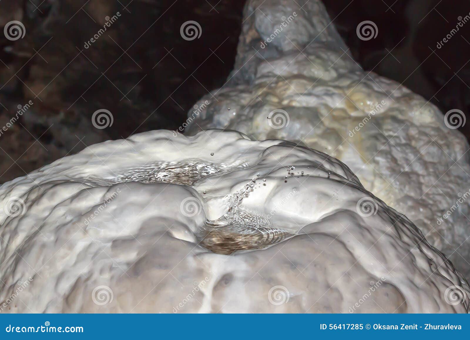 Drops in the cave stock image. Image of ancient, adventure - 56417285