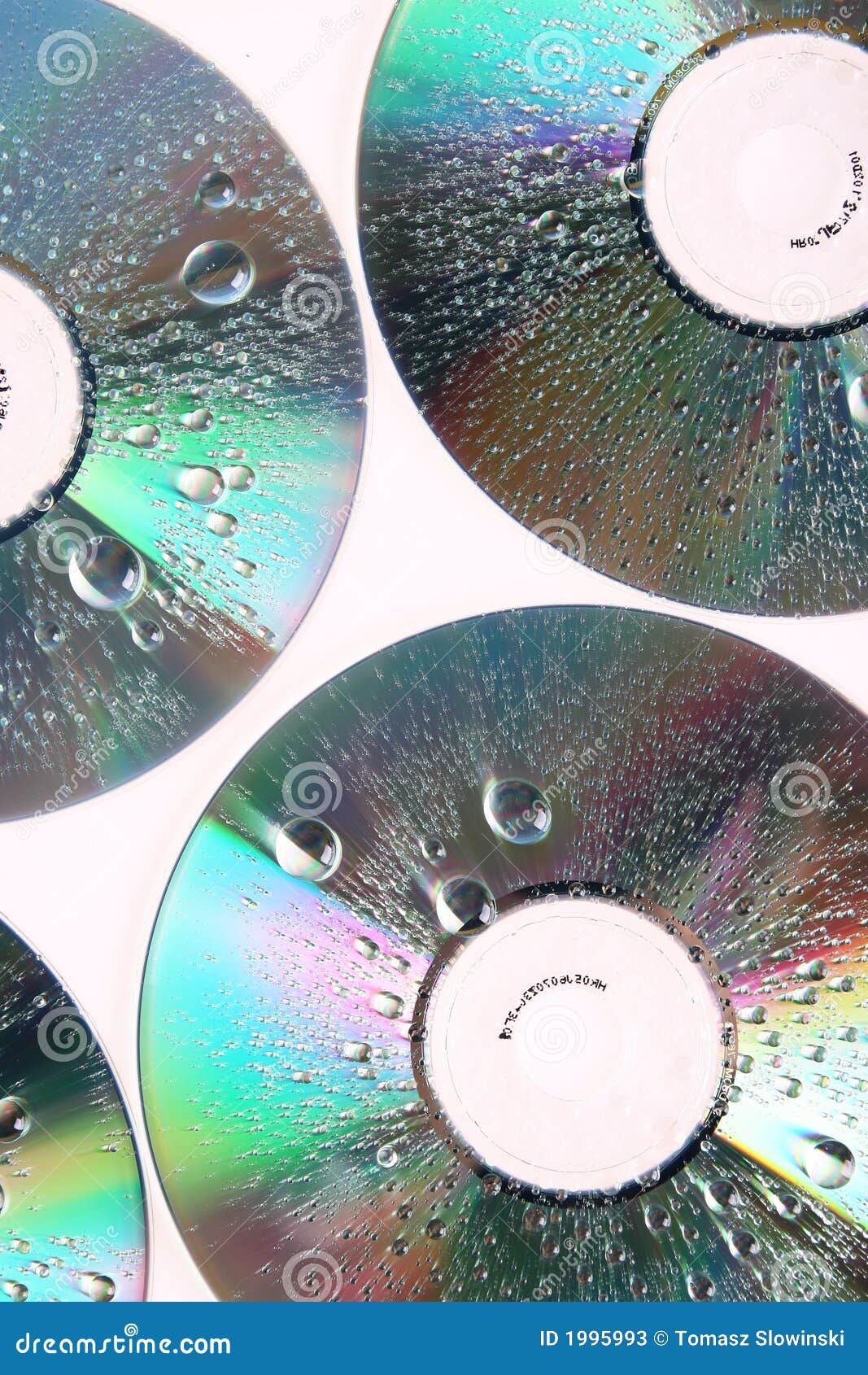 Drops on CD stock image. Image of level, disk, storage - 1995993