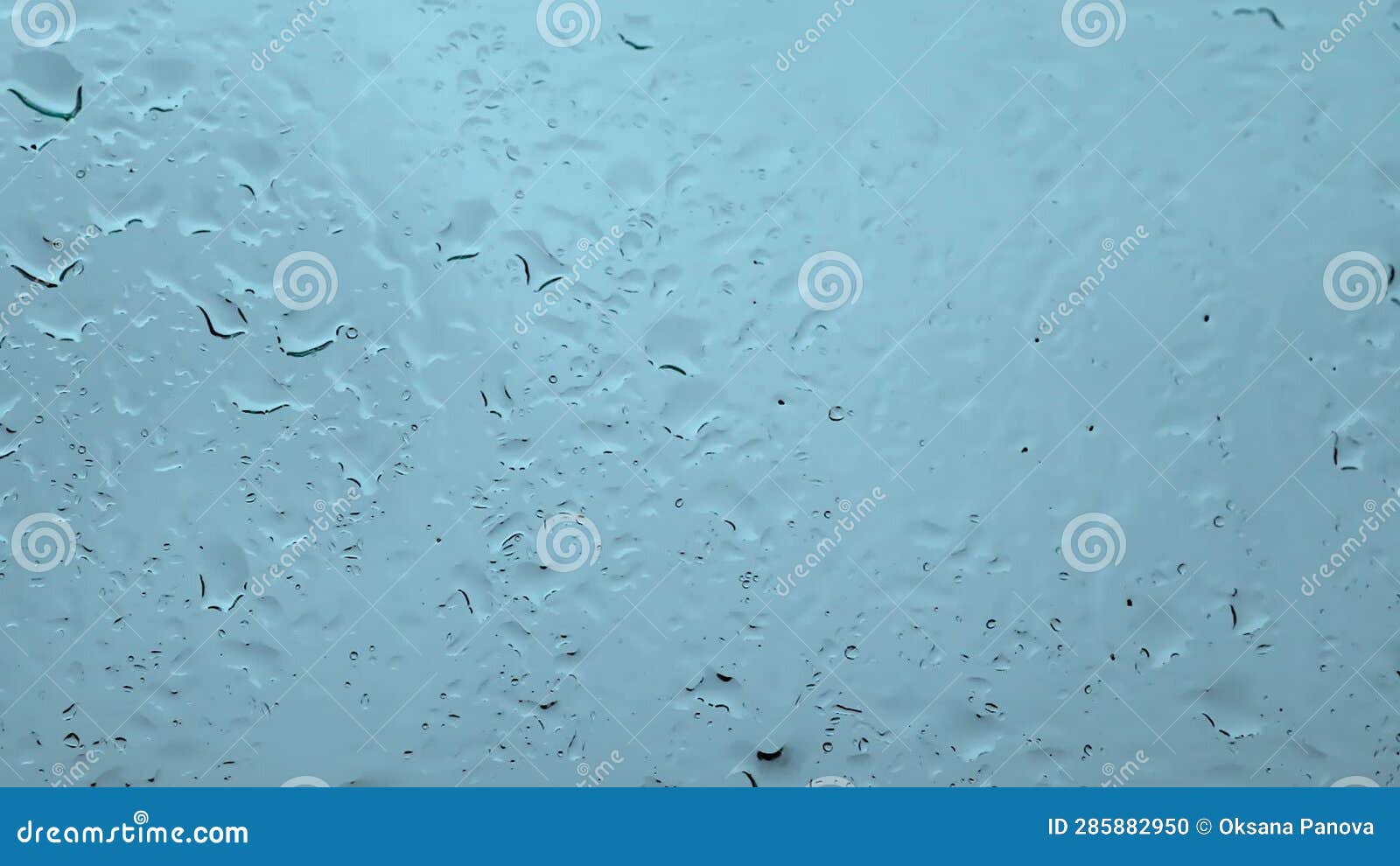 Drops Dripping Down the Glass. Raindrops on Window Stock Footage ...