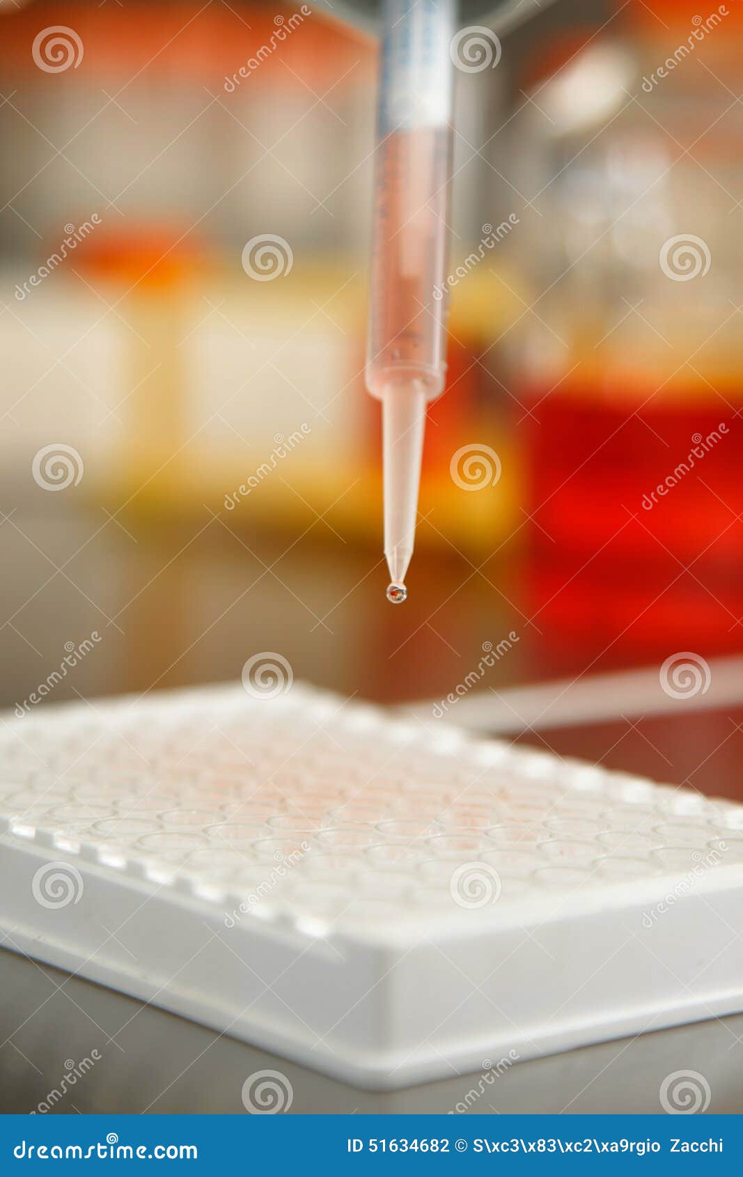 Drops falling pipette. stock photo. Image of laboratory - 51634682