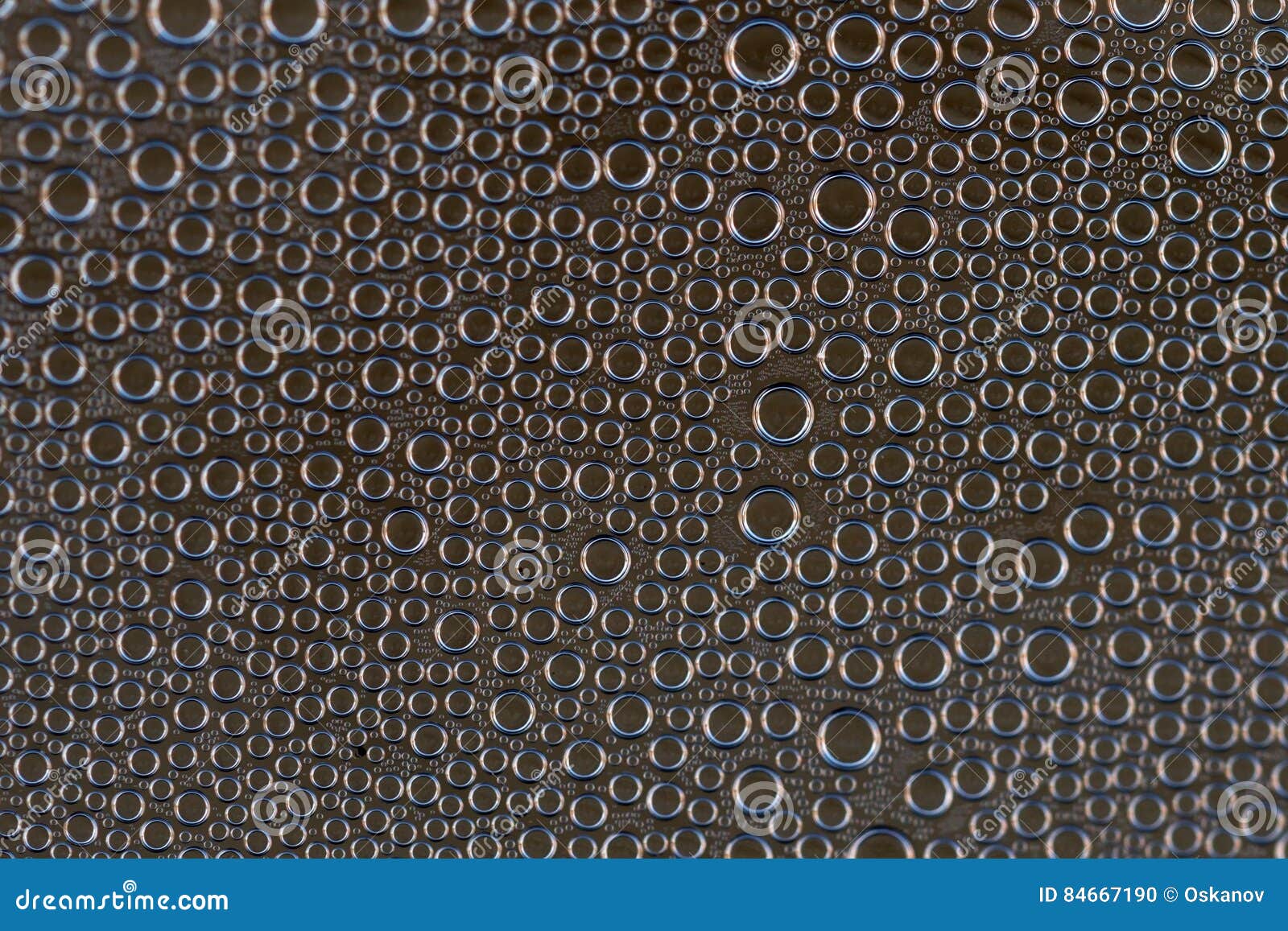 Drops on a glass surface stock photo. Image of clear - 84667190