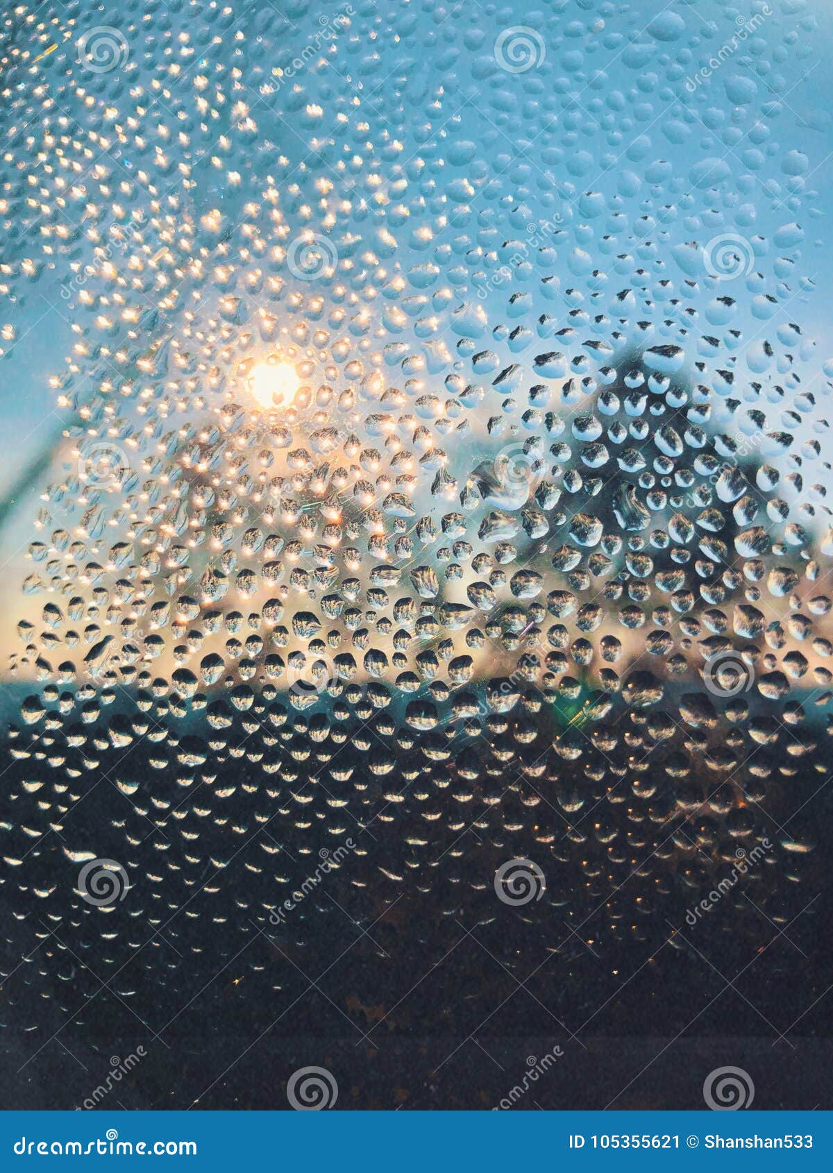 Drops on the glass stock image. Image of irregular, drip - 105355621