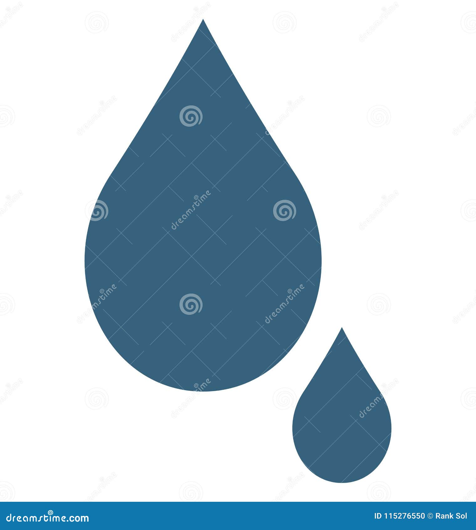 Drops Glyph Vector Icon Special Signs and Symbols Stock Vector ...