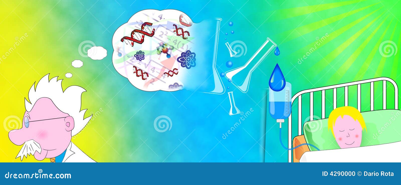 Drops of hope stock illustration. Illustration of cure - 4290000