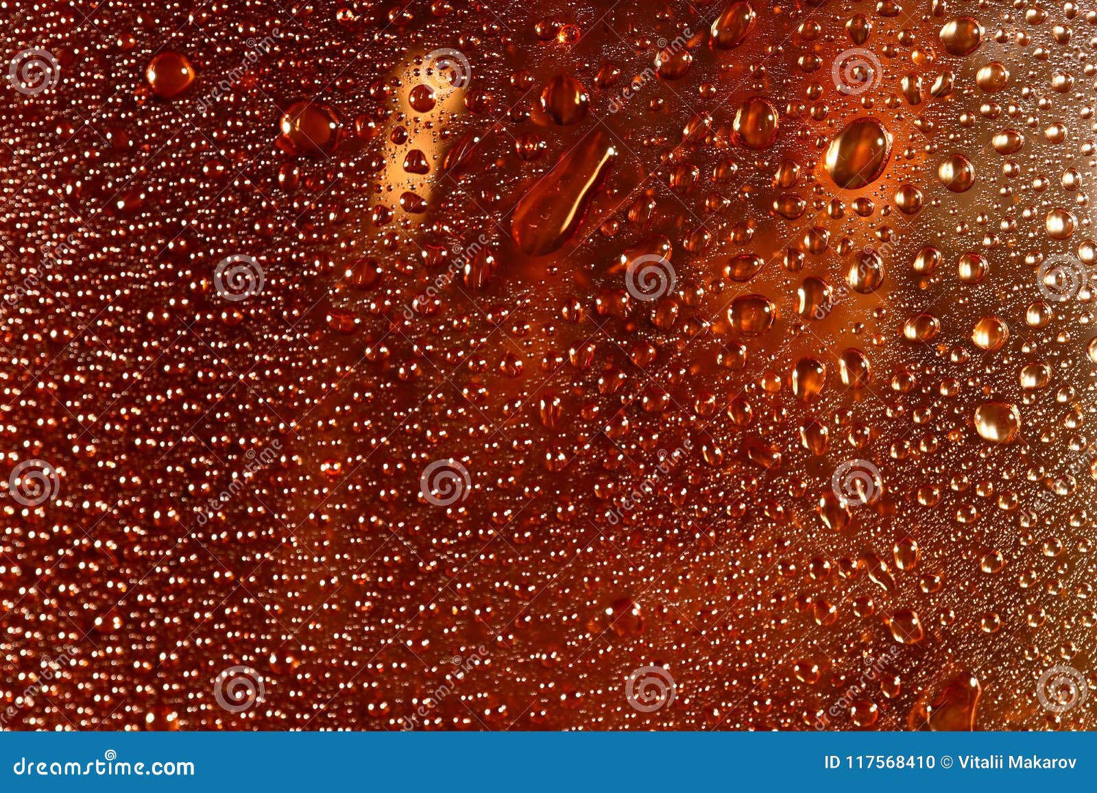 Liquid Droplets on a Transparent Surface Stock Photo - Image of ...