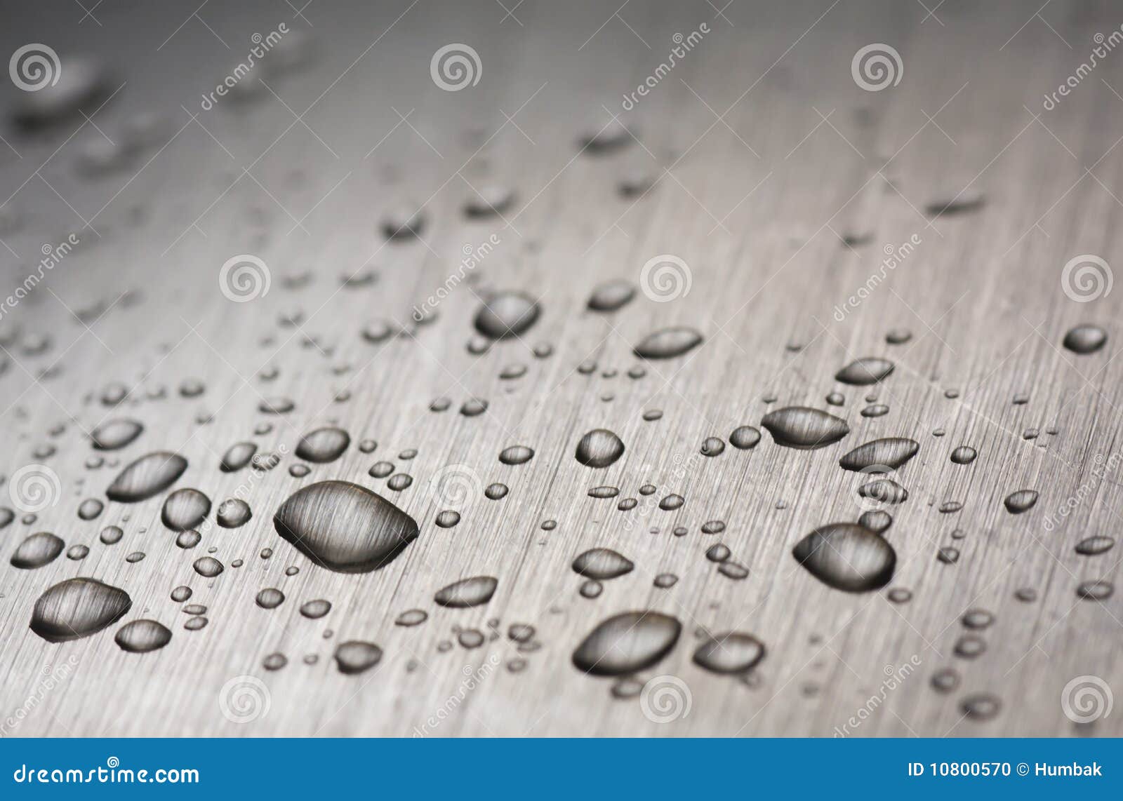 Drops on metal stock photo. Image of horizon, tranquility - 10800570