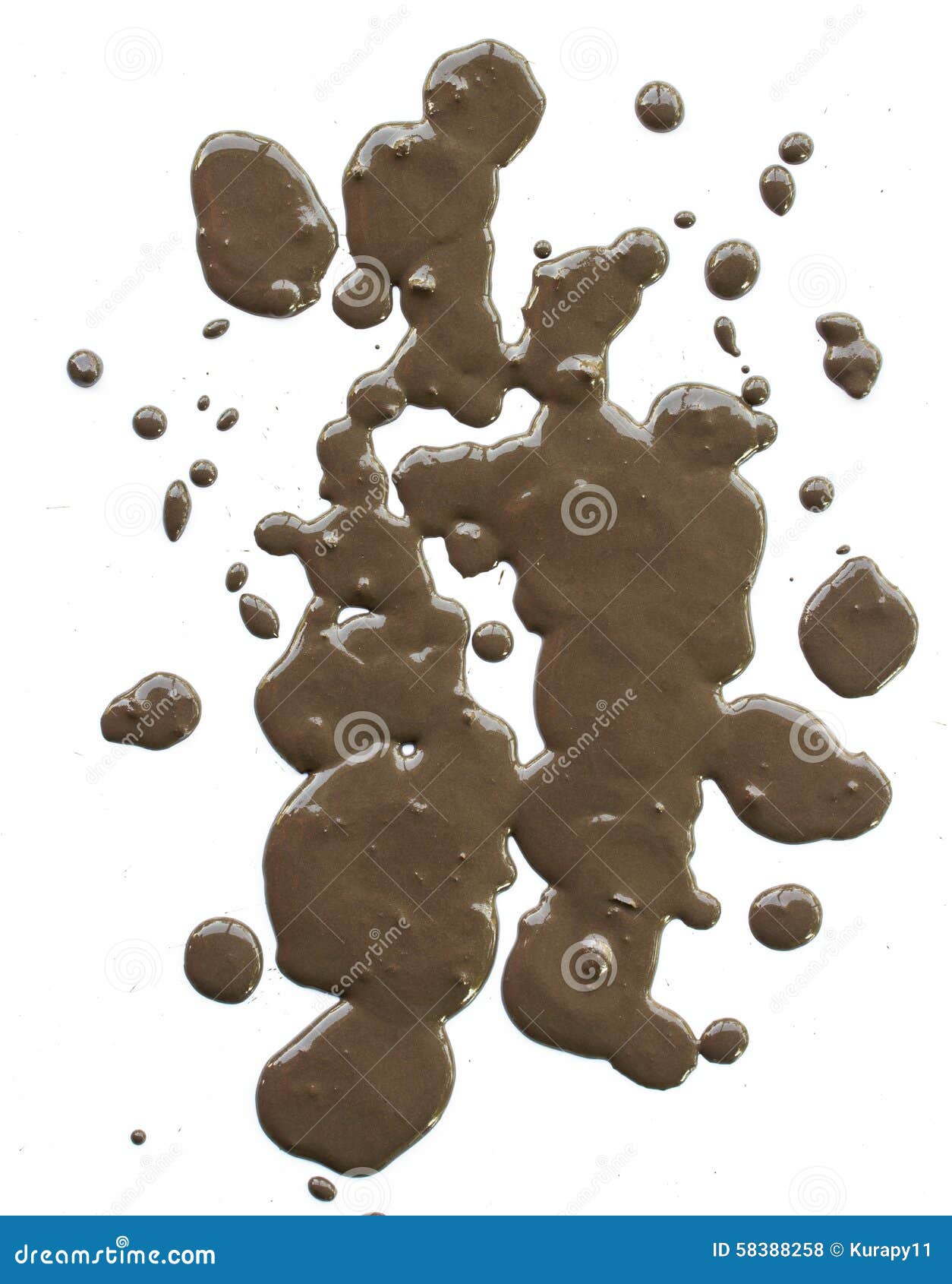 Drops of mud sprayed stock photo. Image of splattered - 58388258
