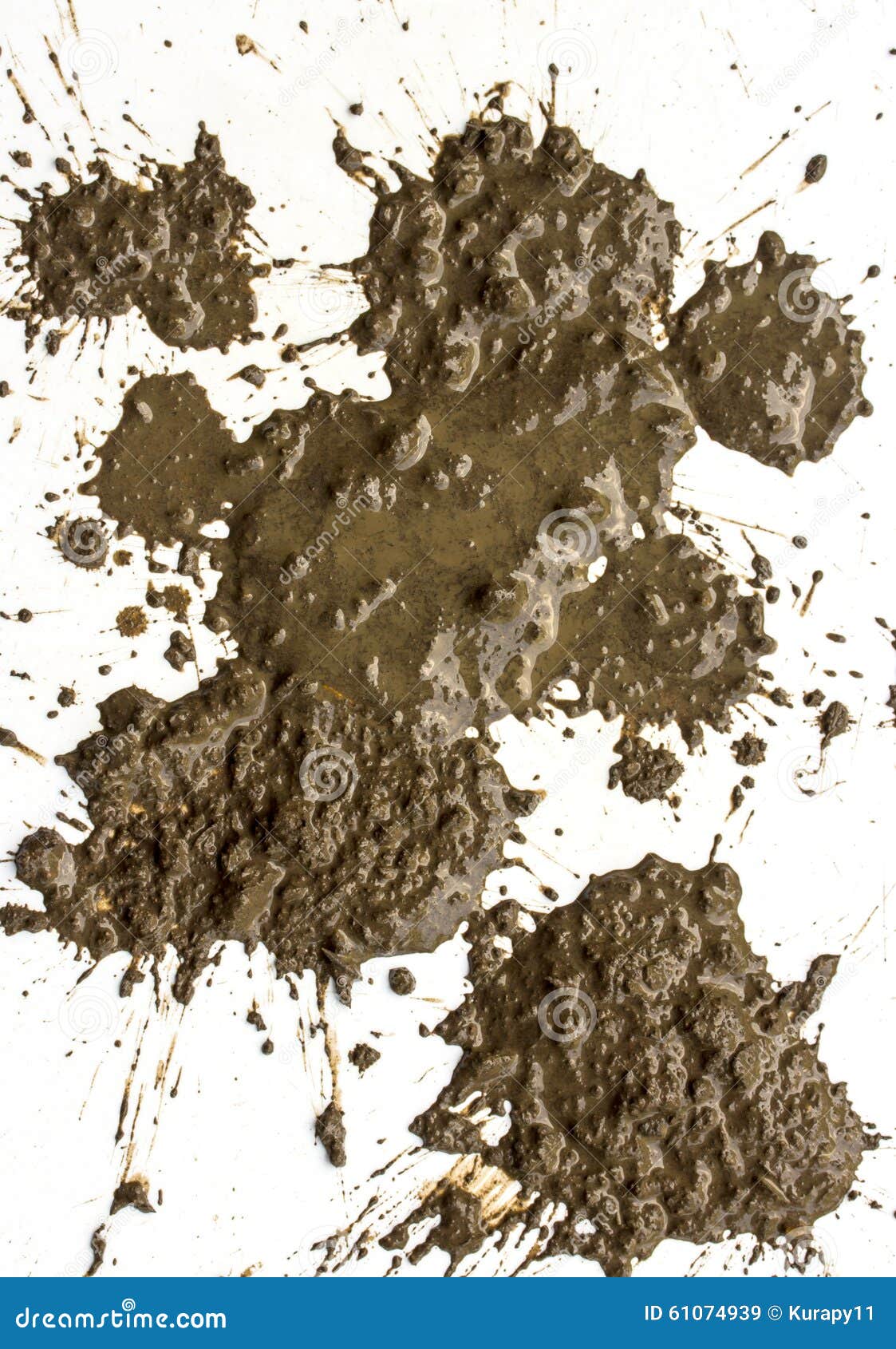 Drops of mud sprayed stock image. Image of texture, textured - 61074939