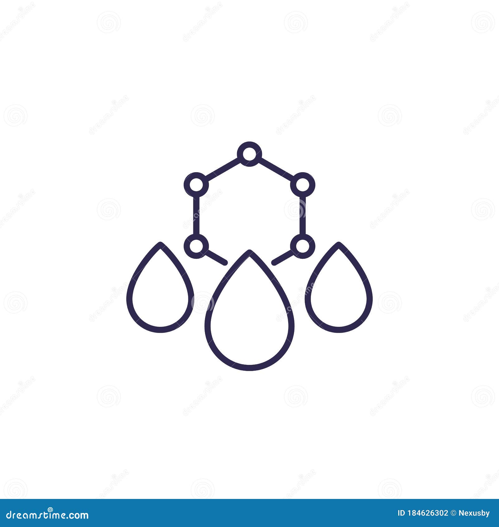 Nano Particles Of Crystalline Structure. Genetics Evolution Of ...