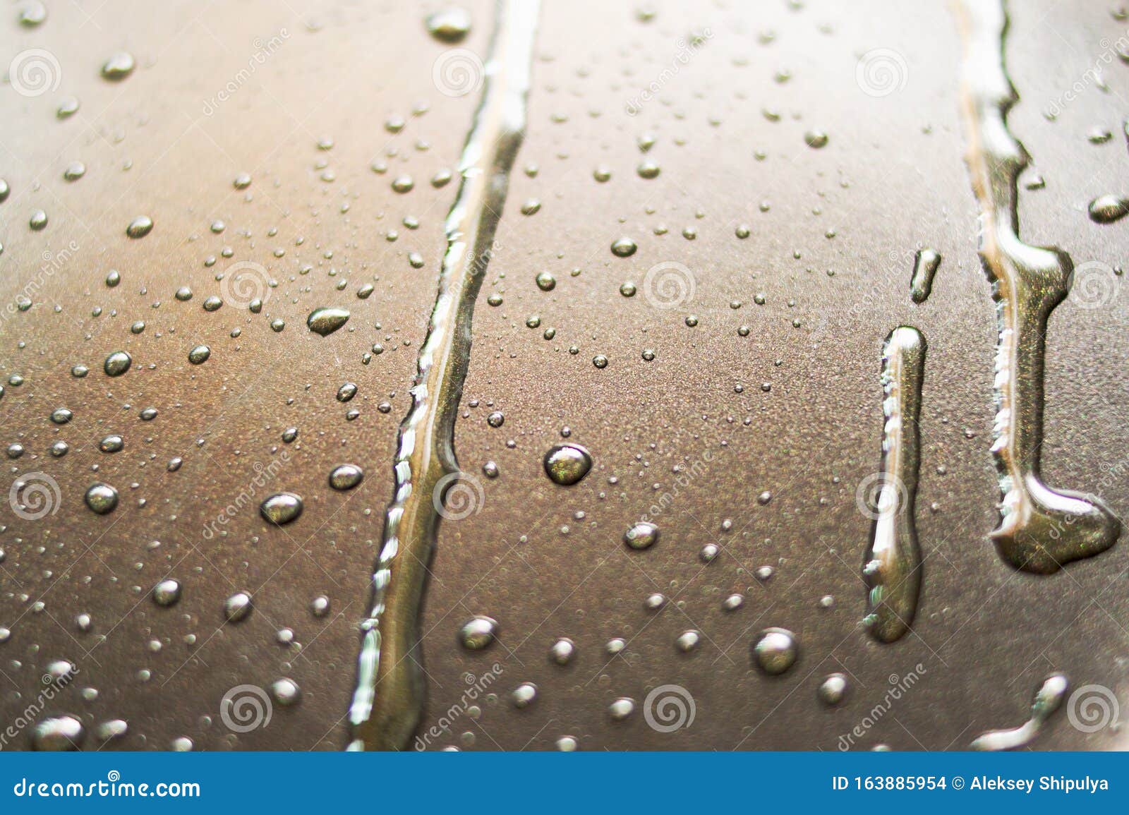 Drops of oil on frying pan stock photo. Image of drops - 163885954