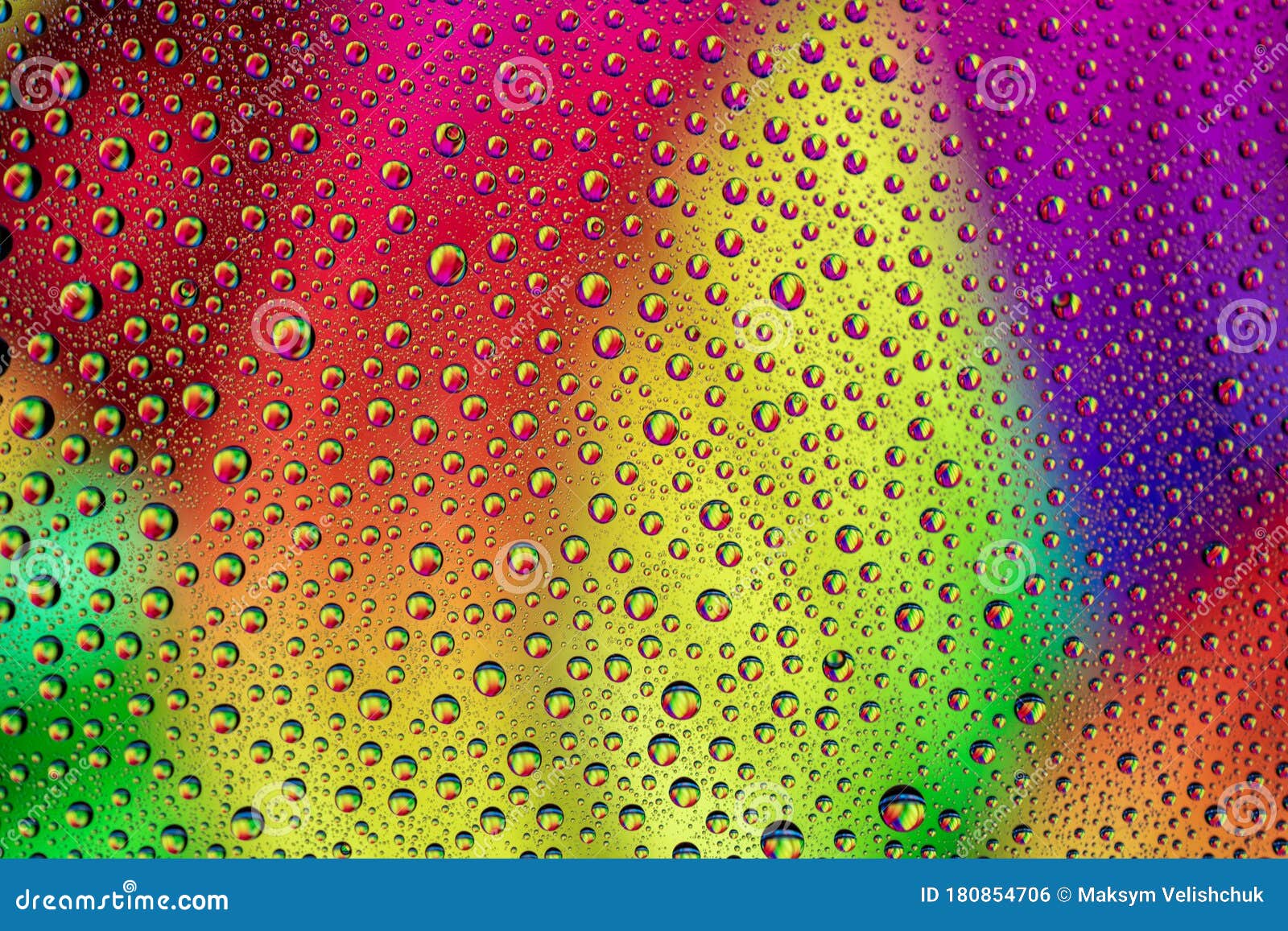 Drops Pattern Rain. Wet Water on Window Glass. Bubble Background. Stock ...