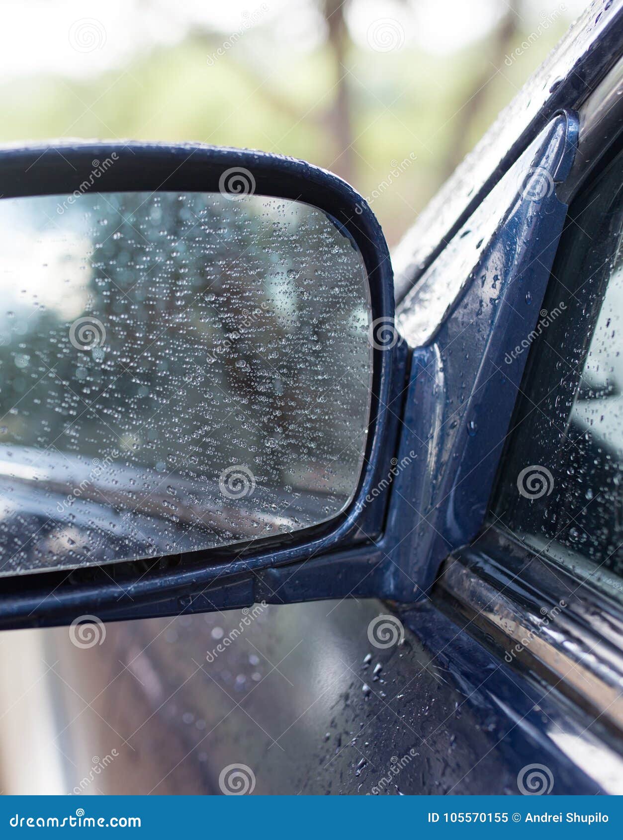 Drops after rain on a car stock image. Image of reflection - 105570155
