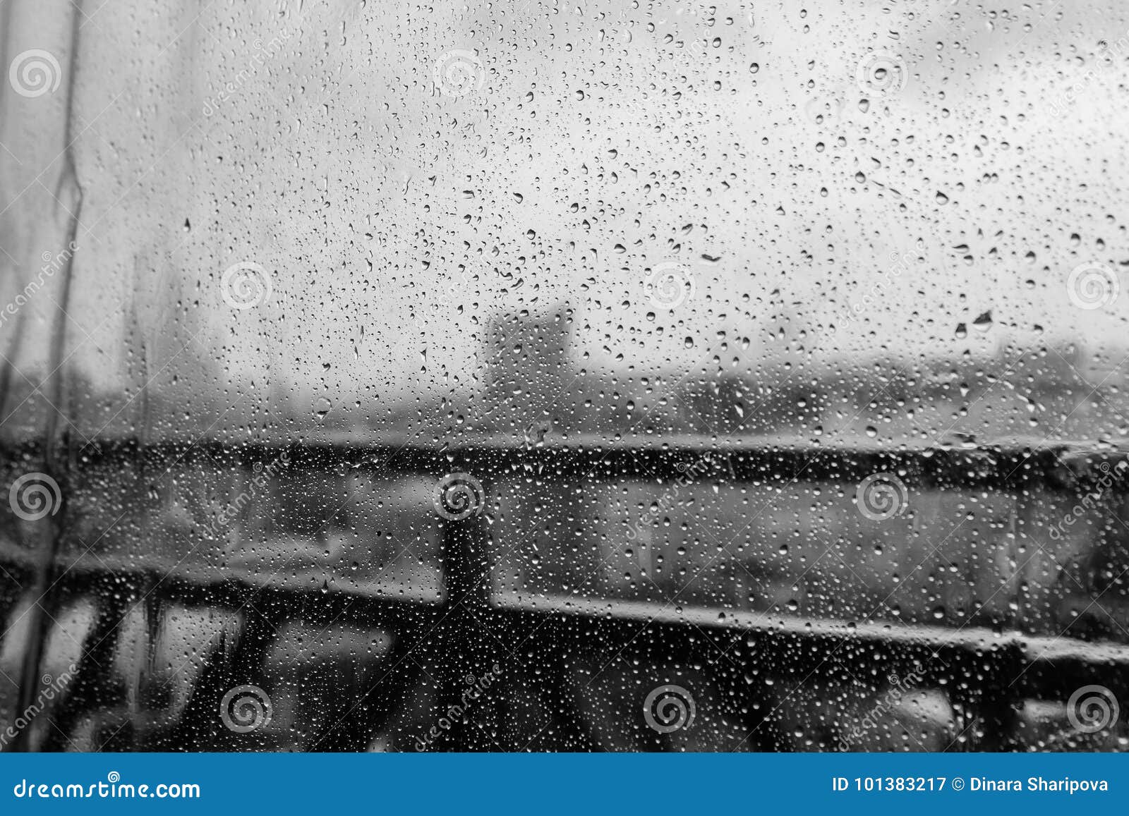 Drops of Rain on the Glass, Bad Weather, the Window of the House Stock ...