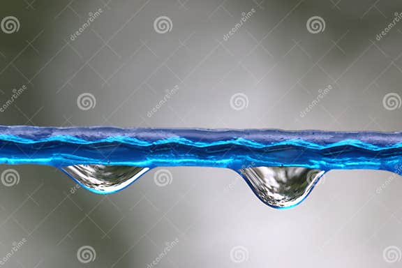 Drops of Rain on a Washing Line Stock Photo - Image of raindrop, line ...