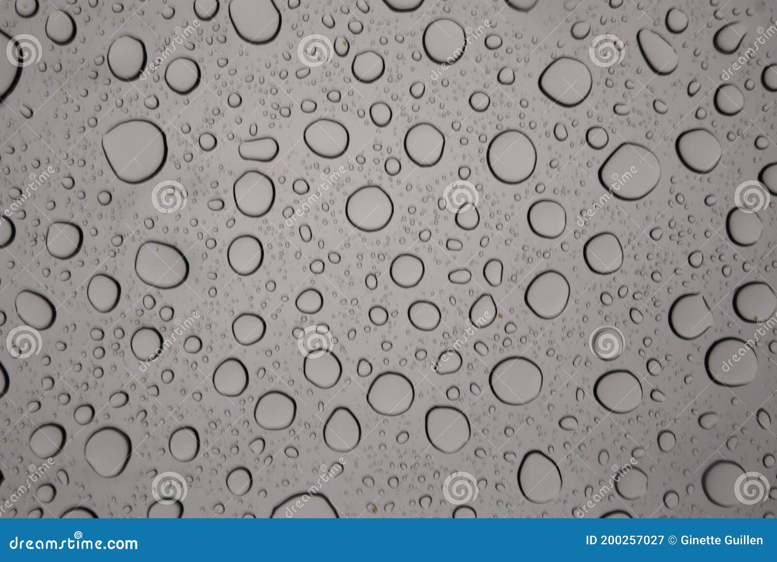 Drops of Rain Water on a Crystal Stock Illustration - Illustration of ...