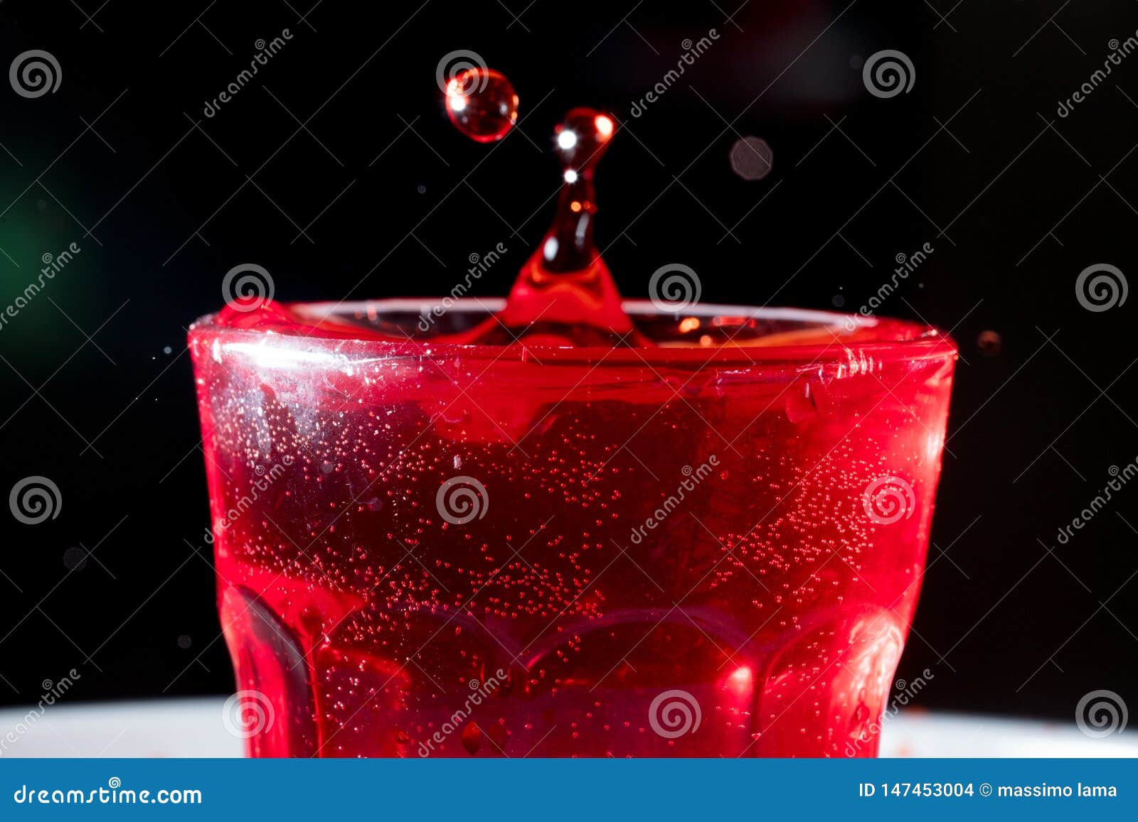Drops of red liquid stock photo. Image of cold, fresh - 147453004