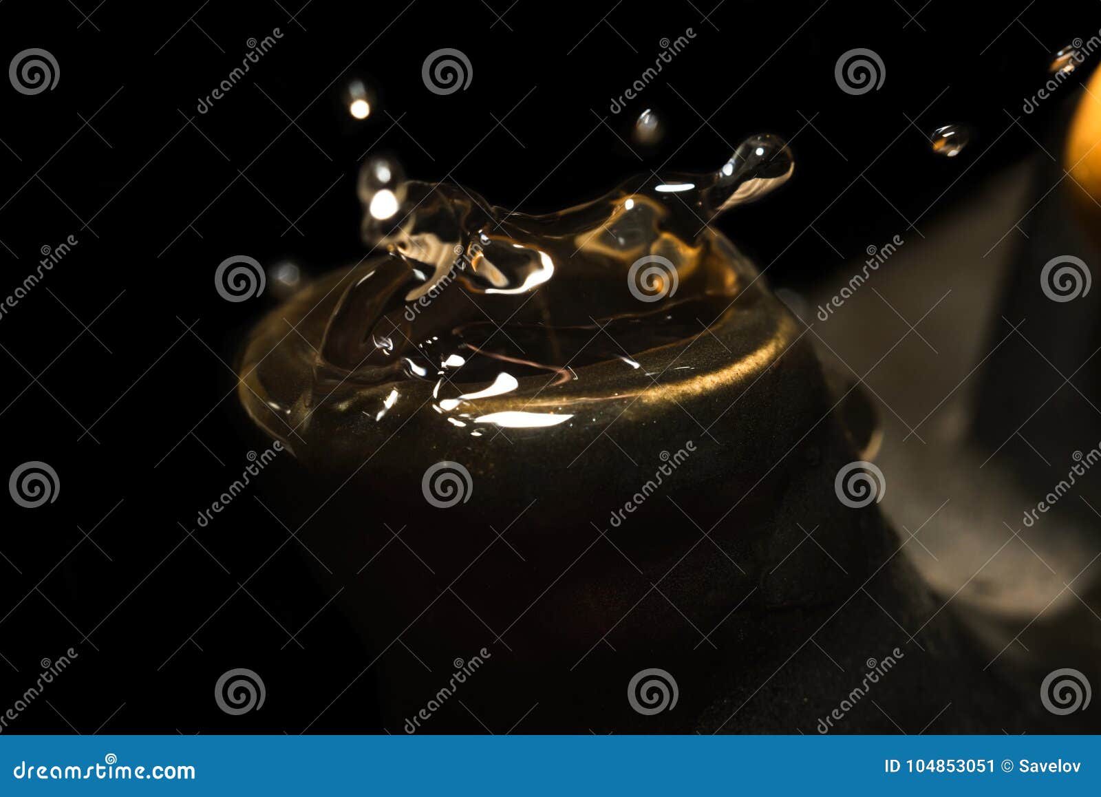 Drops from a Spout of Clay Antique Tea Pot Macro Stock Image - Image of ...