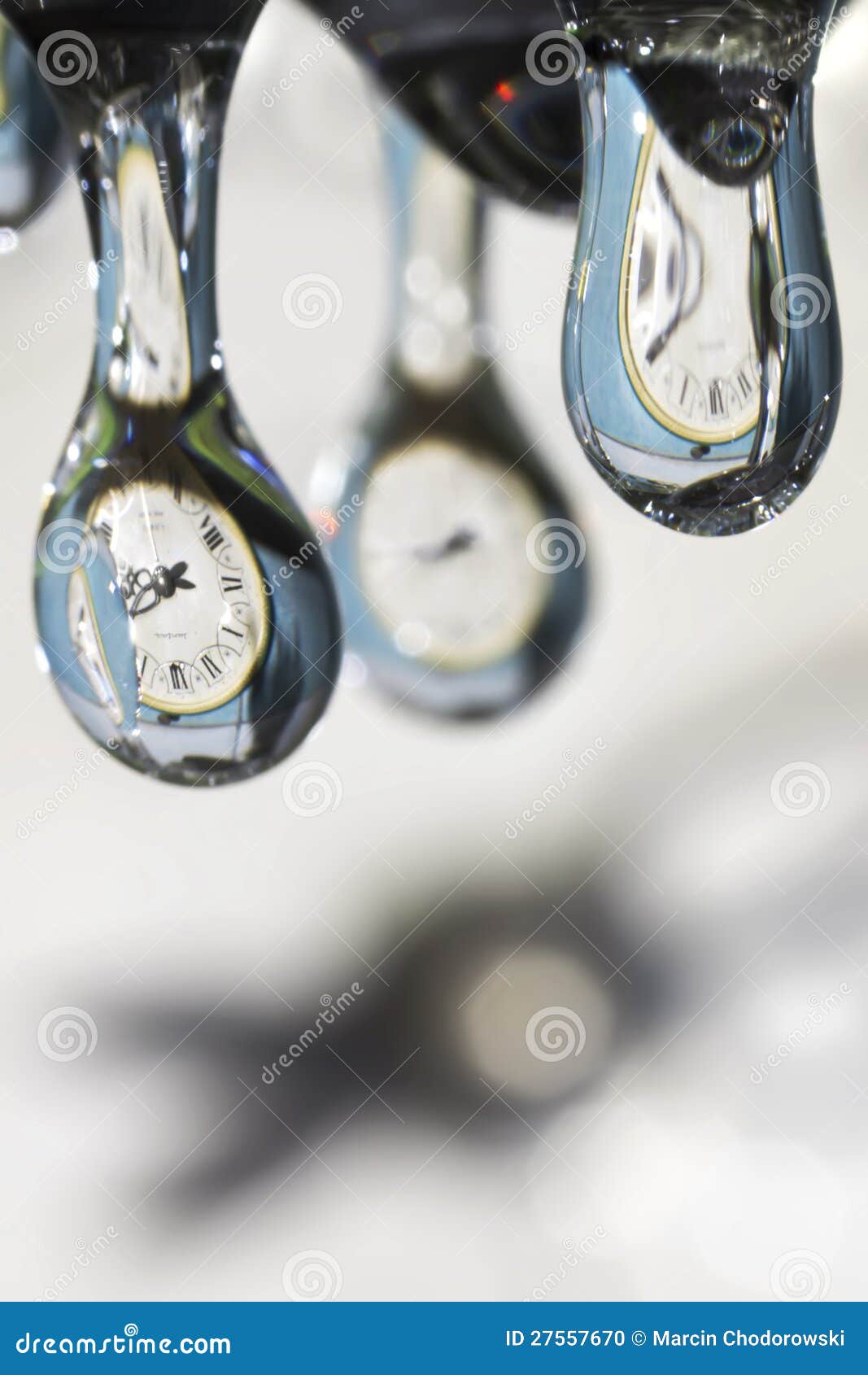 Drops of time. stock photo. Image of magic, nature, mirror - 27557670