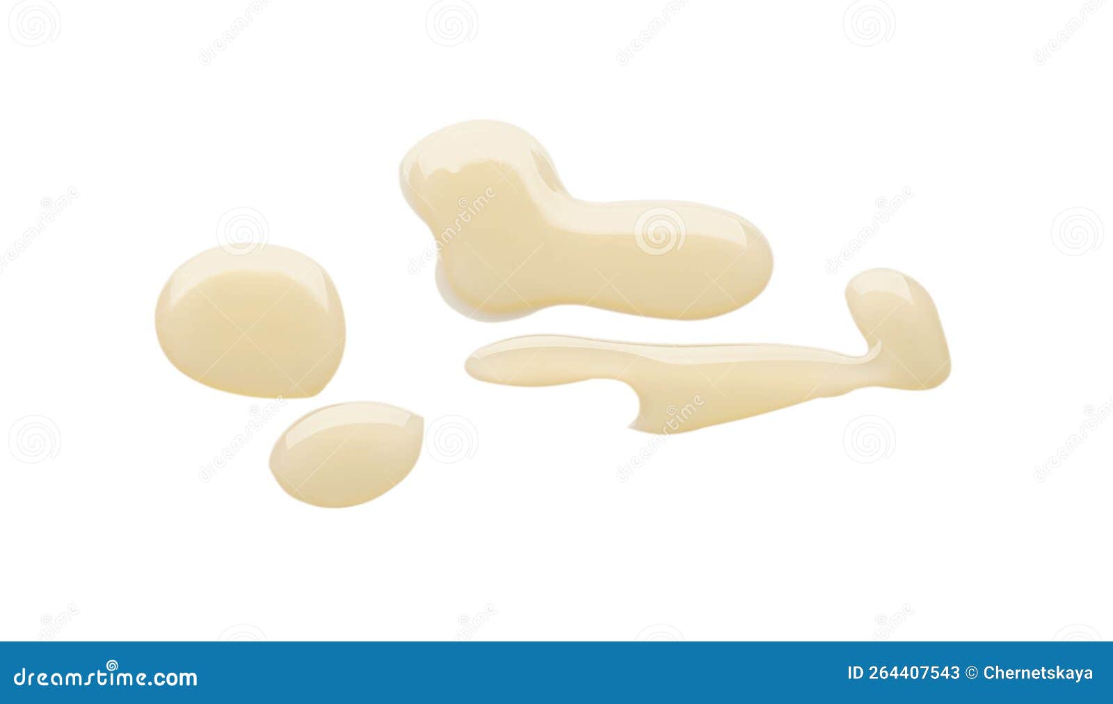 Drops of Vegetable Oil Isolated on White, Top View Stock Image - Image ...