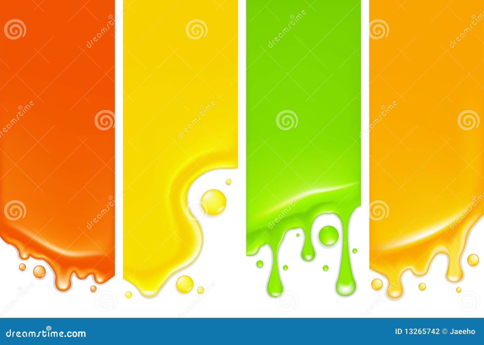 Drops, vertical banner stock vector. Illustration of gooey - 13265742