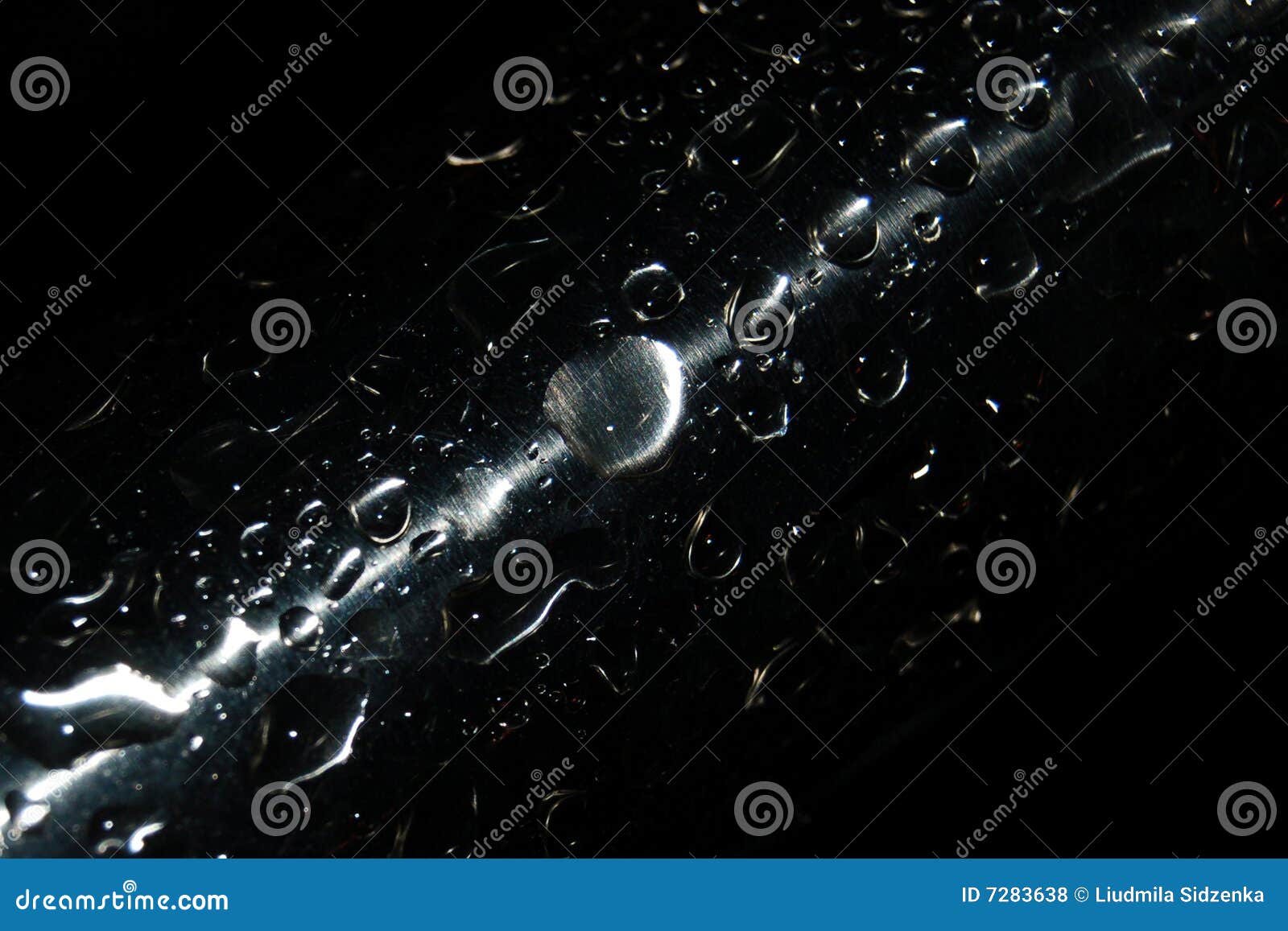 Drops water stock photo. Image of gleam, background, light - 7283638